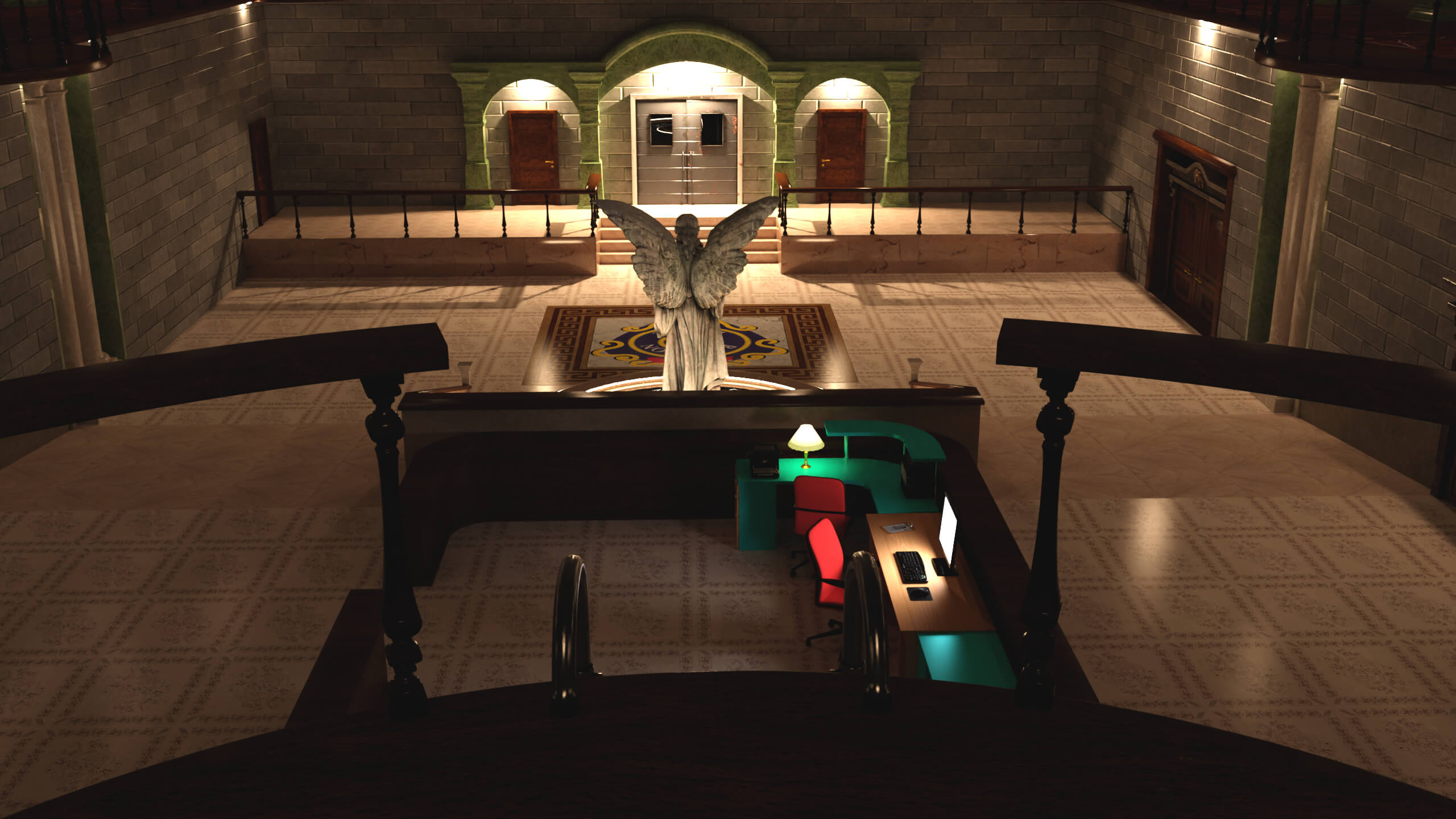 RPD Main Hall RE3 Remake - Daz Content by GraphistX