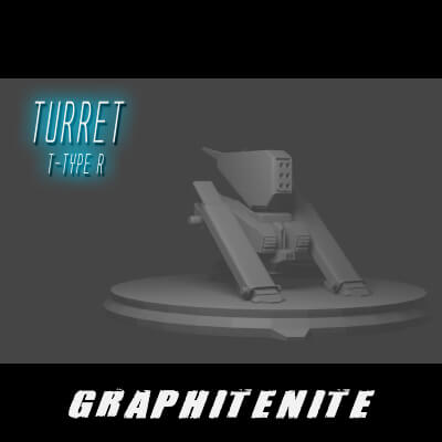 Turret Miniature - 3D Model by GraphiteNite