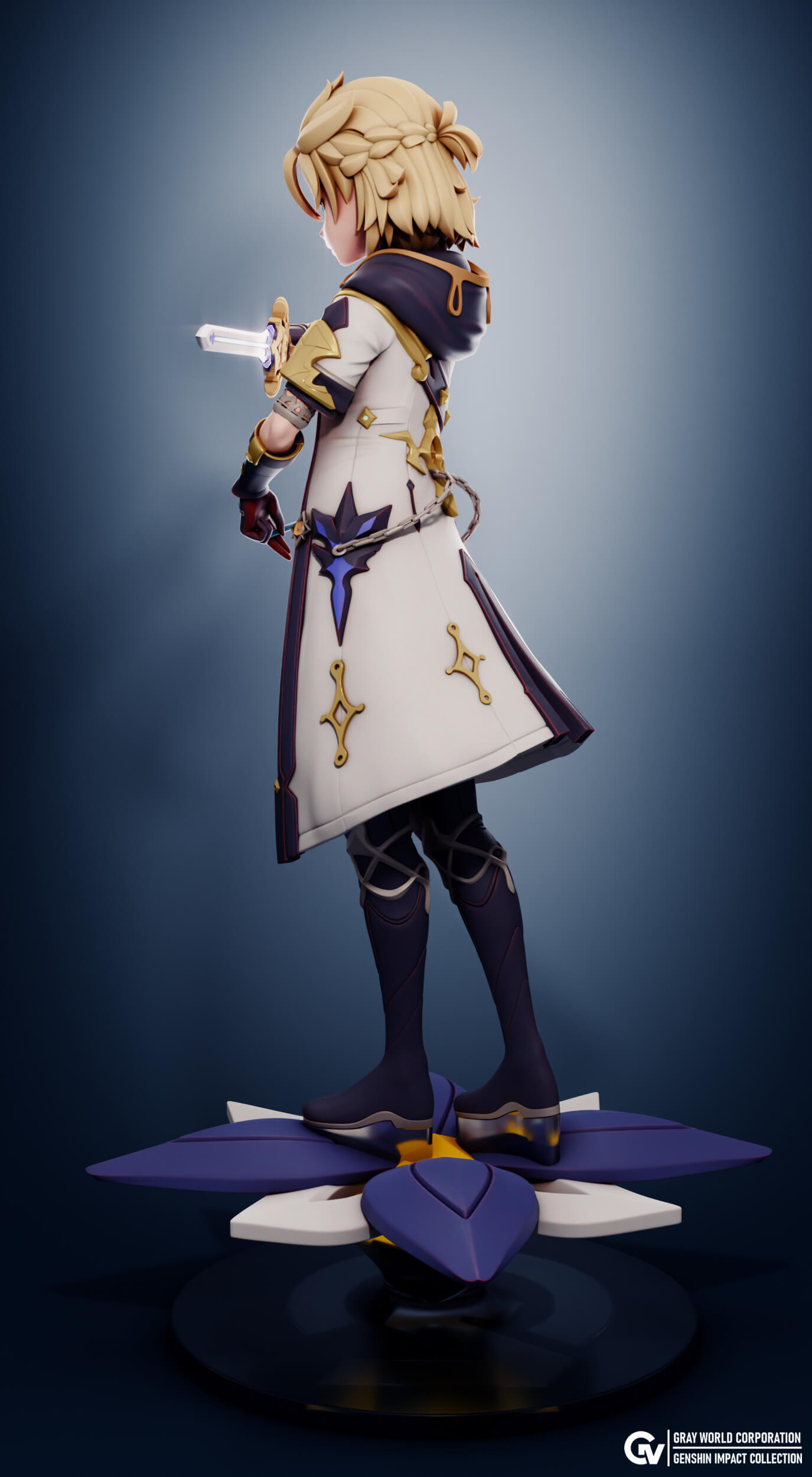 Albedo Kreideprinz 2 - Genshin Impact 3D Model by Gray World Corporation