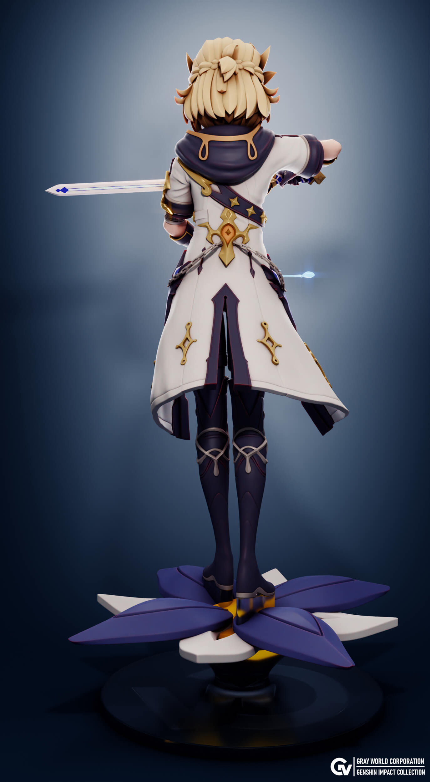 Albedo Kreideprinz 2 - Genshin Impact 3D Model by Gray World Corporation