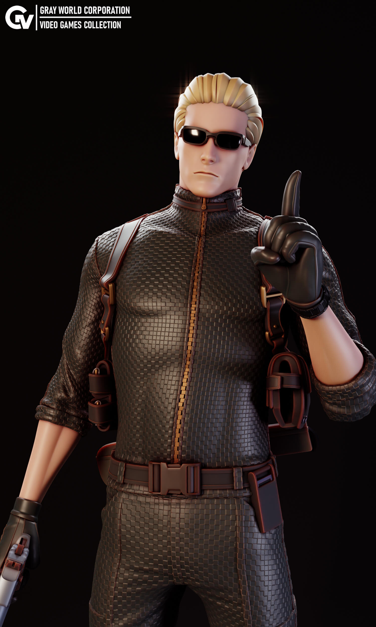Albert Wesker - Resident Evil 3D Model by Gray World Corporation