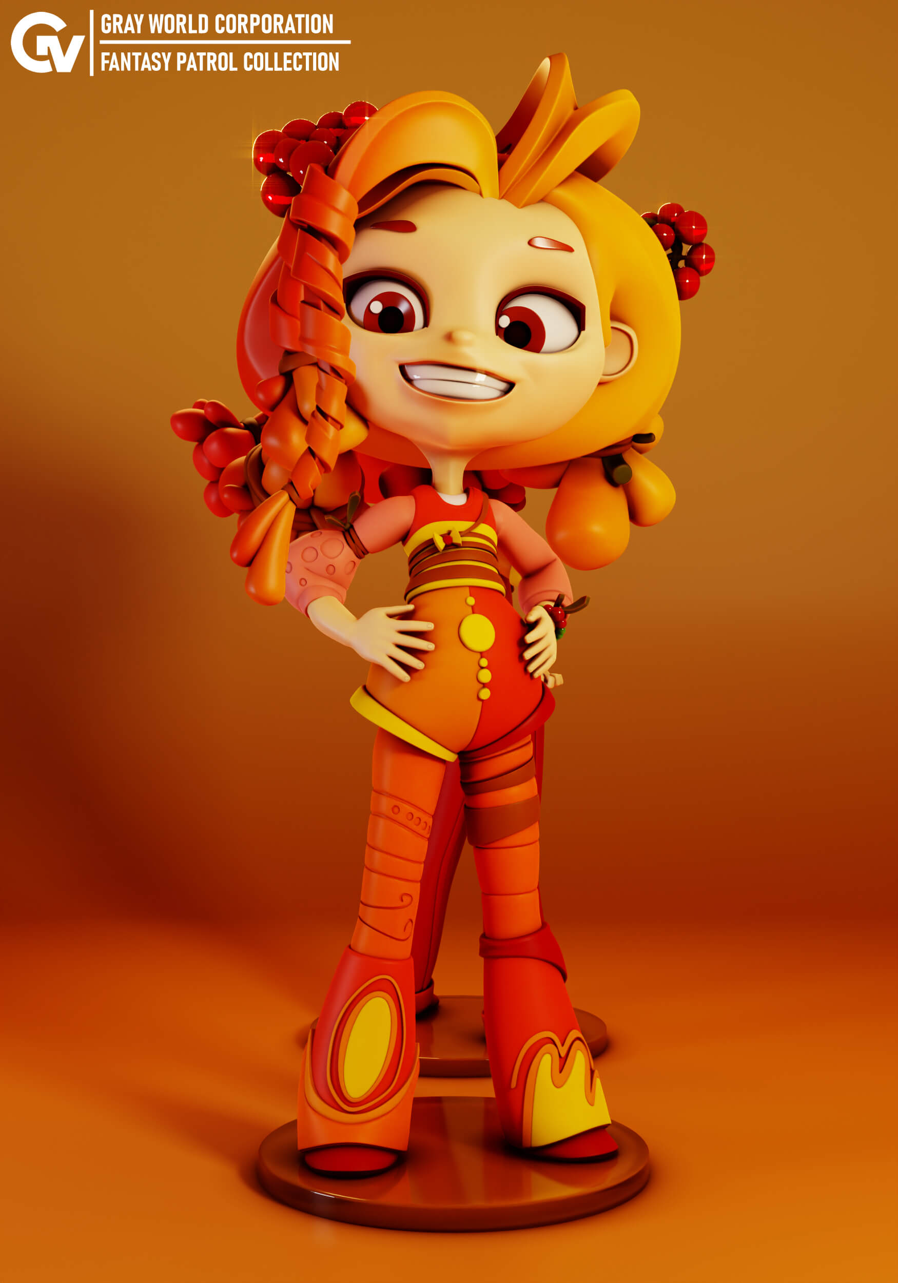 Alyonka - Fantasy Patrol 3D Print Model by Gray World Corporation