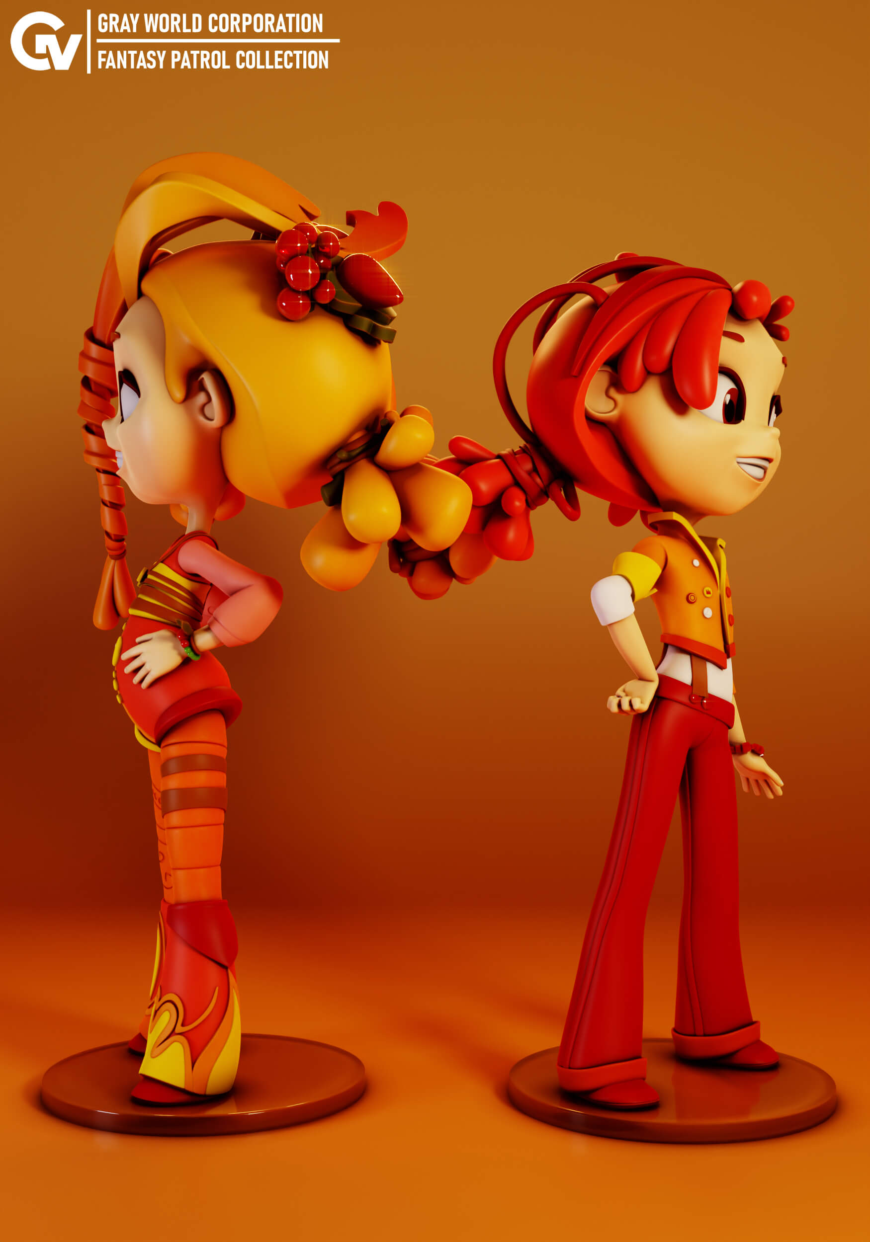 Alyonka - Fantasy Patrol 3D Print Model by Gray World Corporation