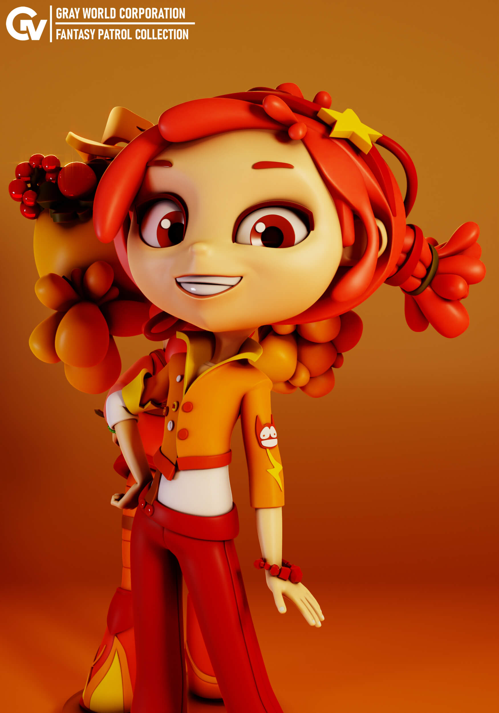 Alyonka - Fantasy Patrol 3D Print Model by Gray World Corporation