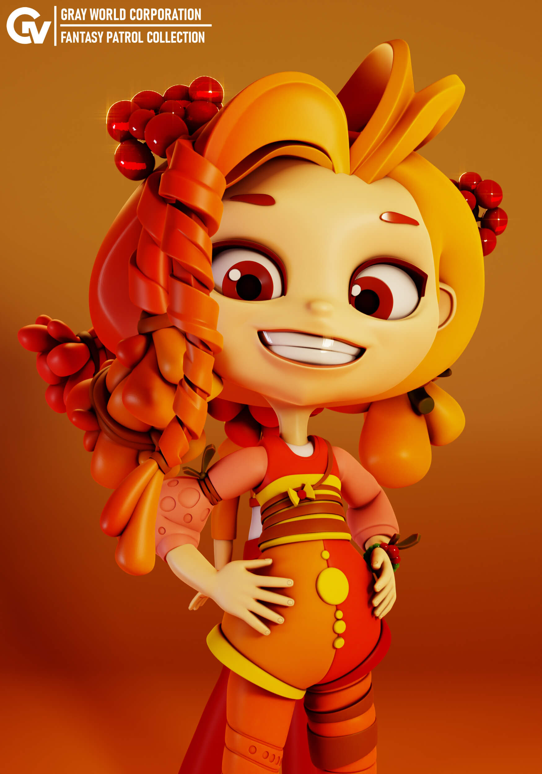 Alyonka - Fantasy Patrol 3D Print Model by Gray World Corporation
