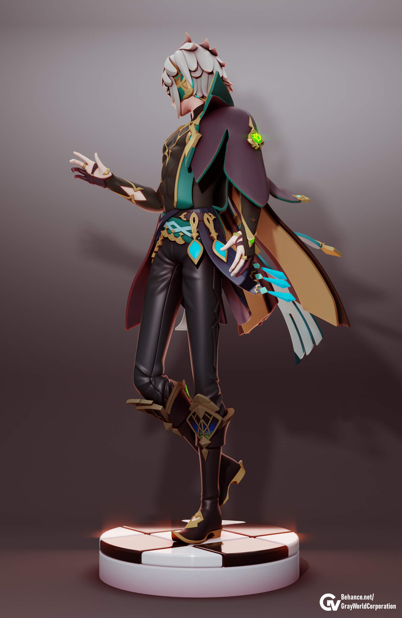 Alhaitham - Genshin Impact 3D Model by Gray World Corporation