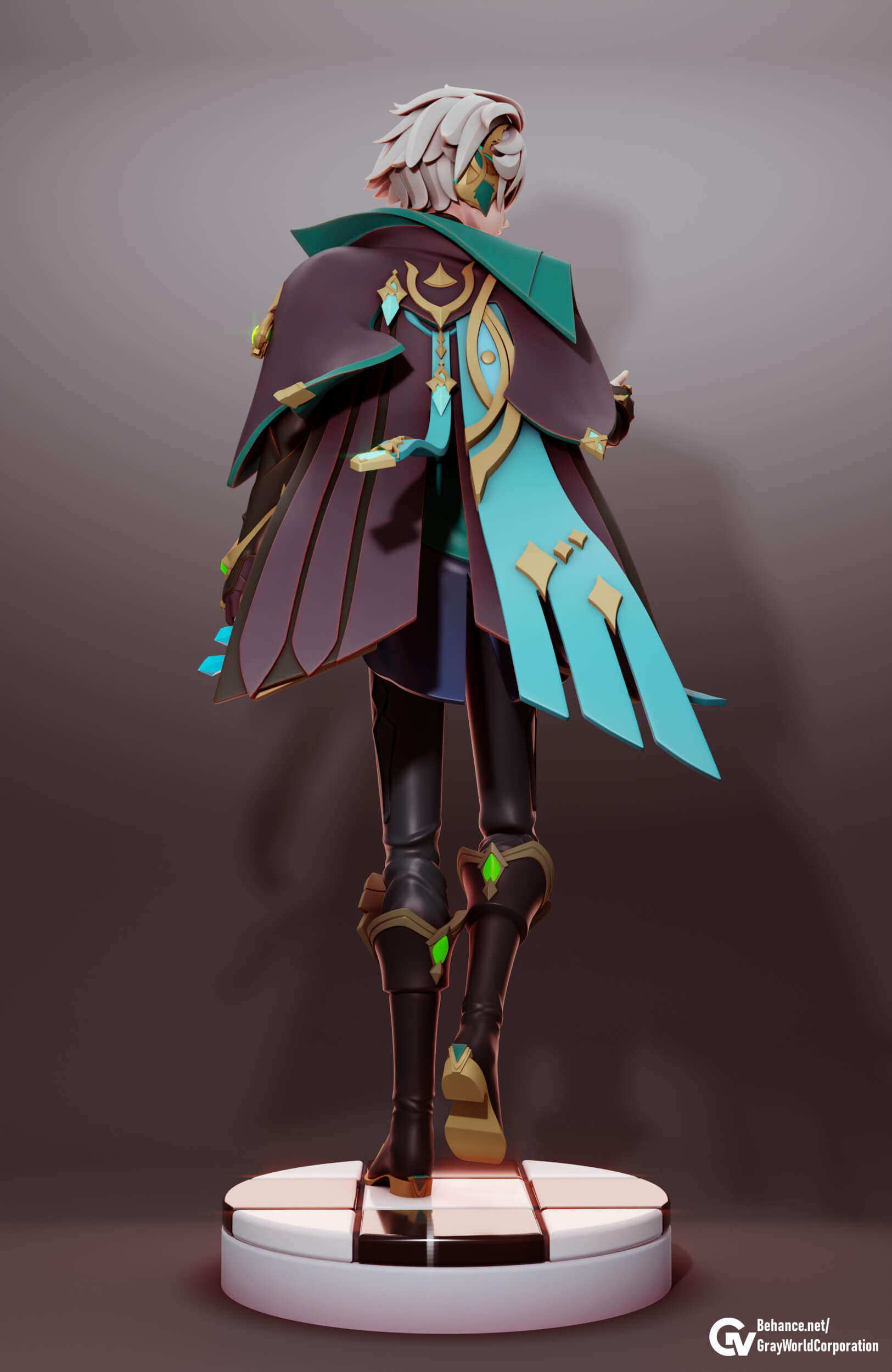 Alhaitham - Genshin Impact 3D Model by Gray World Corporation