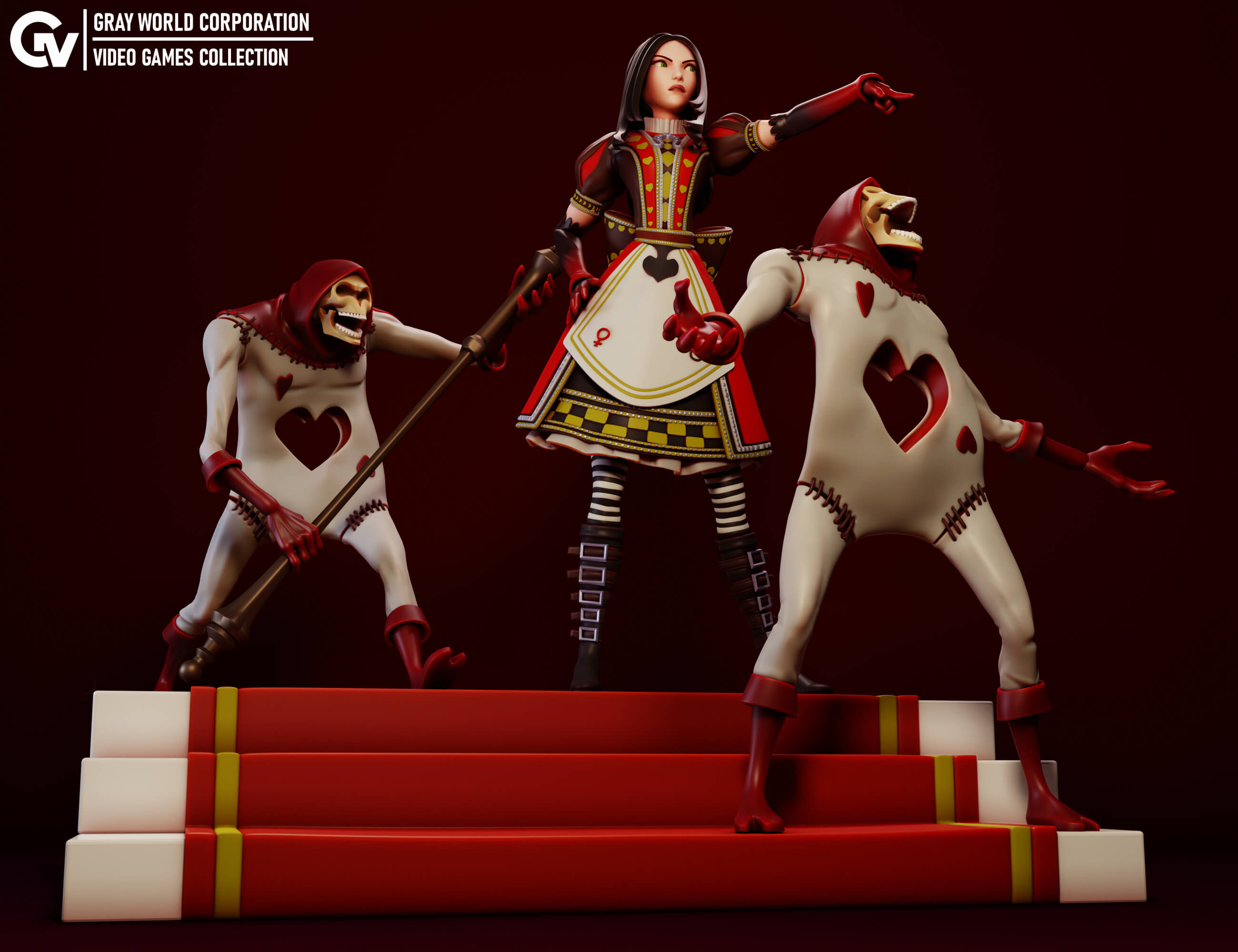 Alice "Royal Suit" - Alice: Madness Returns 3D Print Model by Gray World Corporation