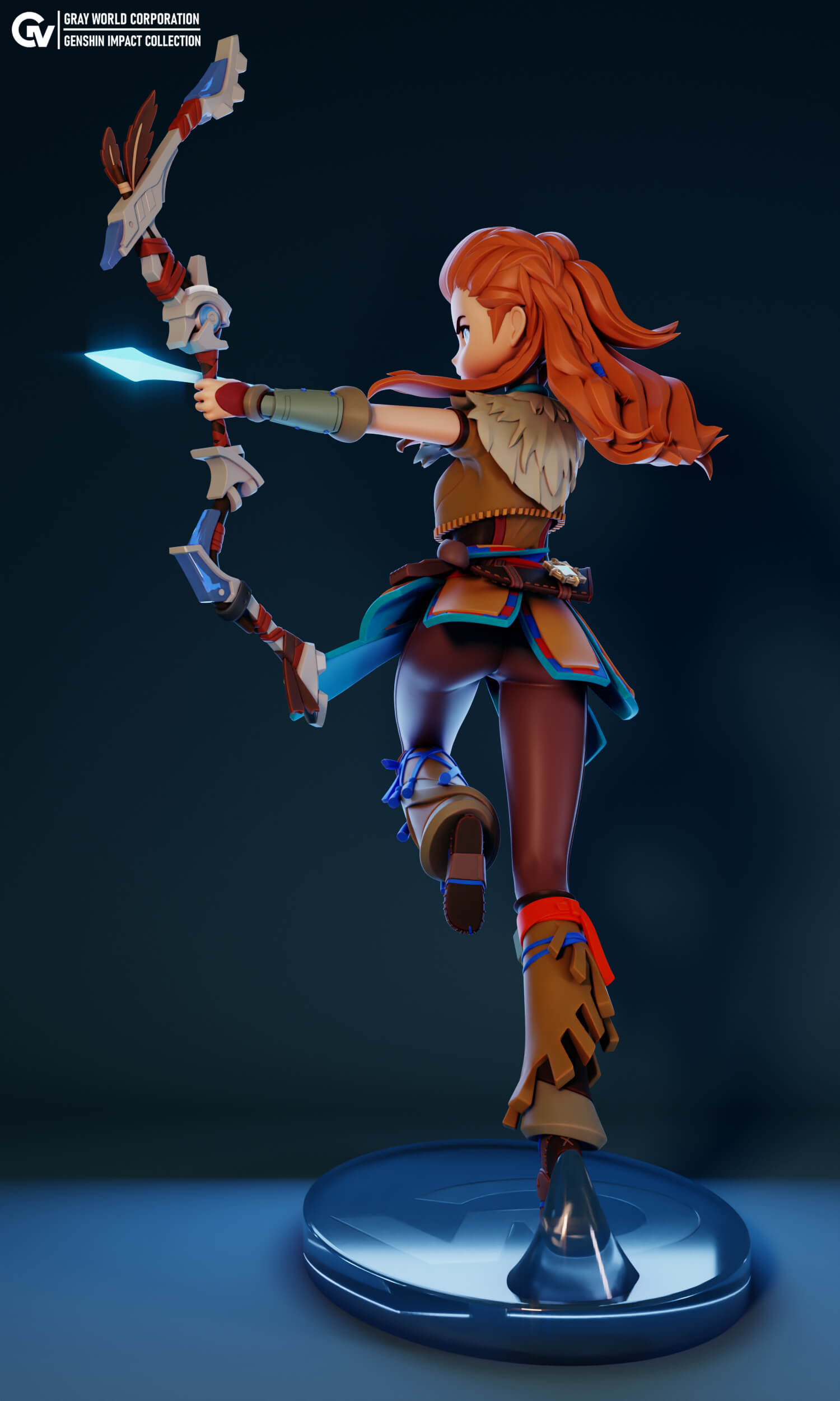 Aloy - Genshin Impact 3D Model by Gray World Corporation