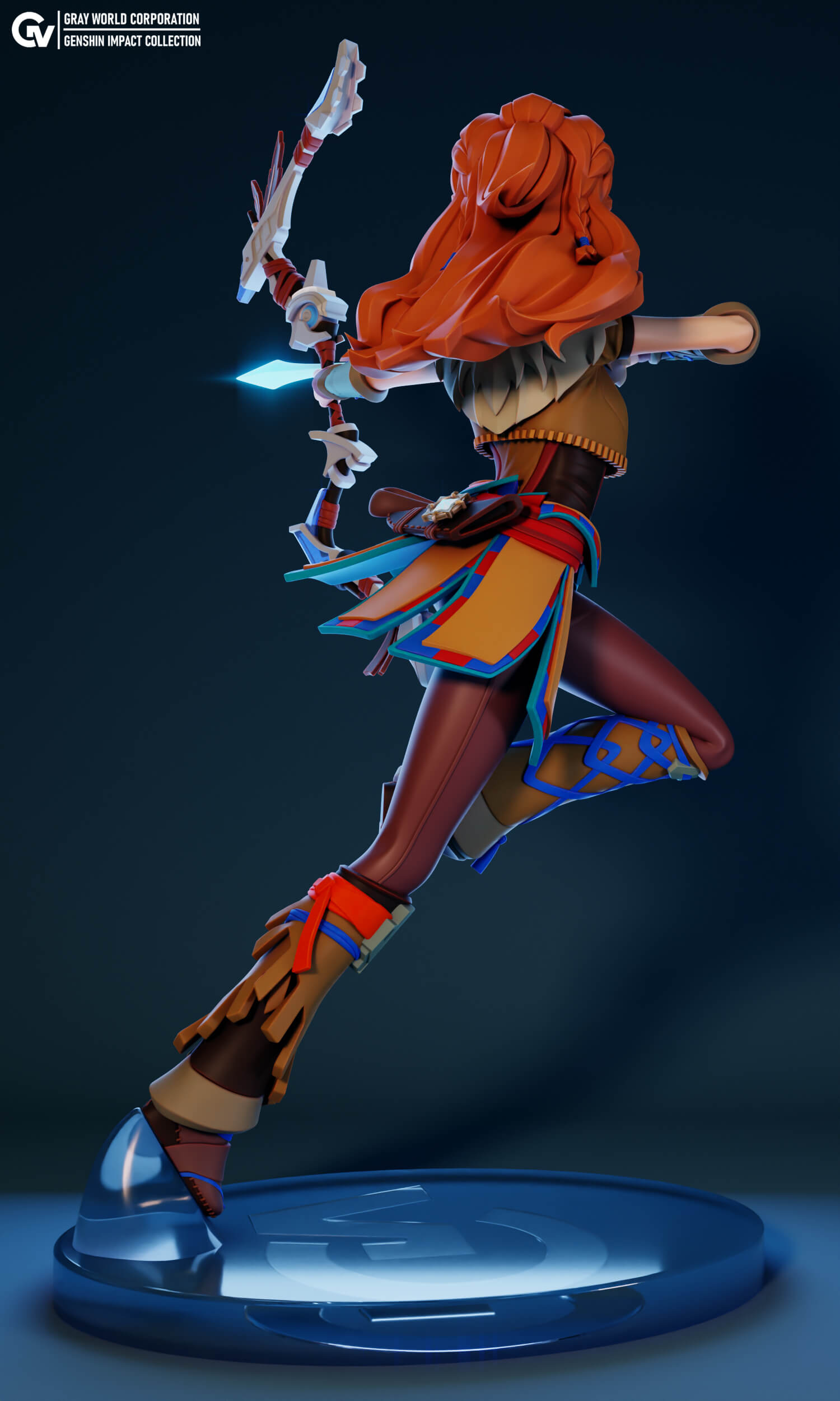 Aloy - Genshin Impact 3D Print Model by Gray World Corporation
