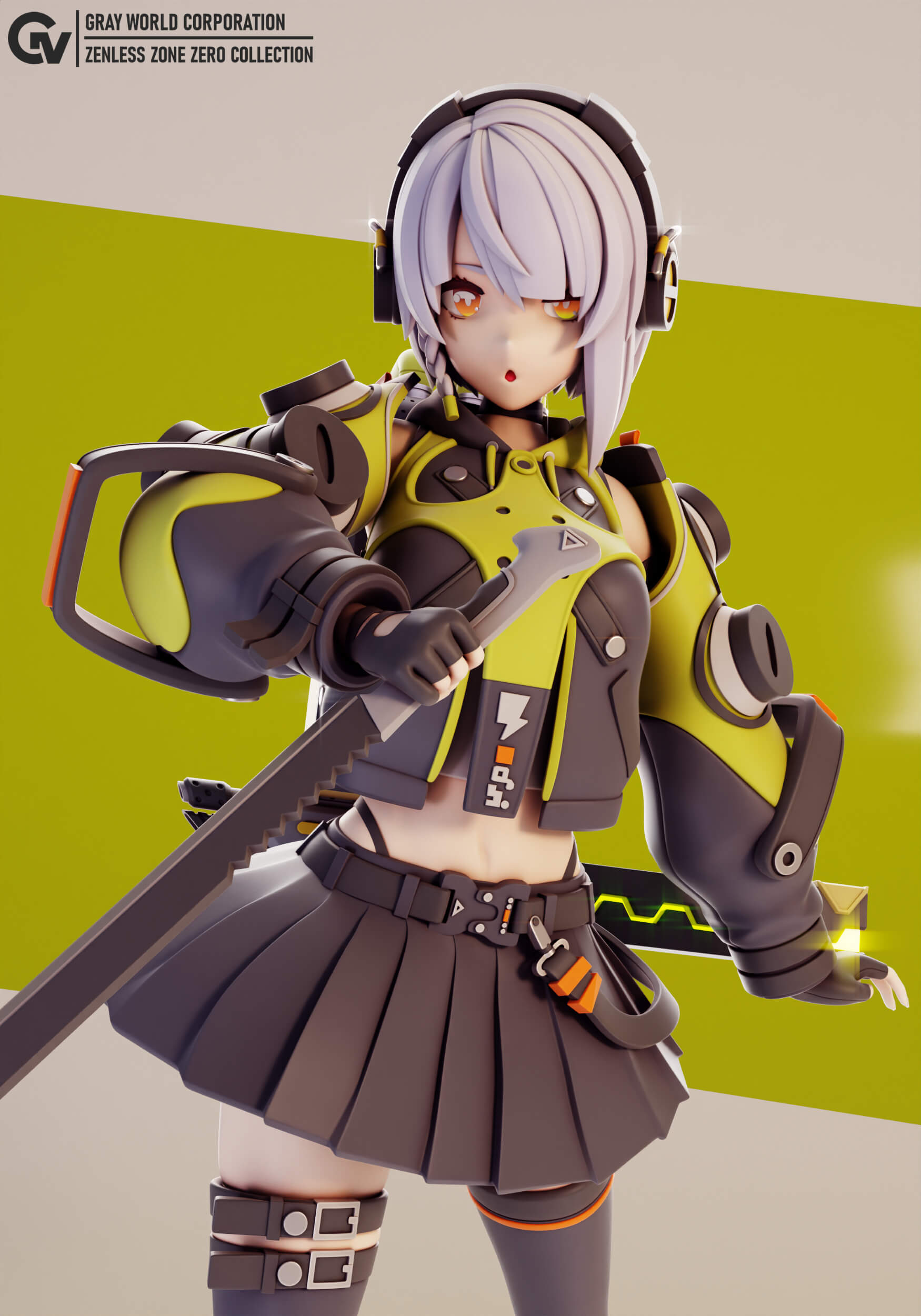 Anby Demara - Zenless Zone Zero 3D Model by Gray World Corporation