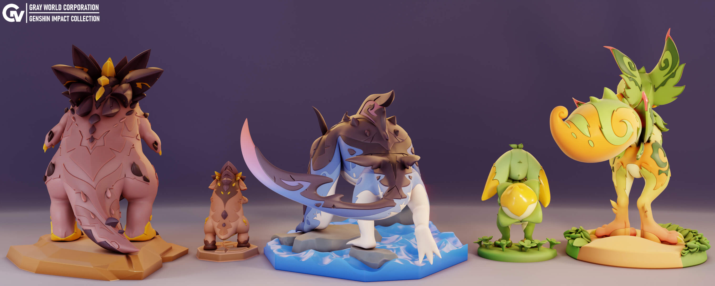 Animals of Natlan - Genshin Impact 3D Model by Gray World Corporation