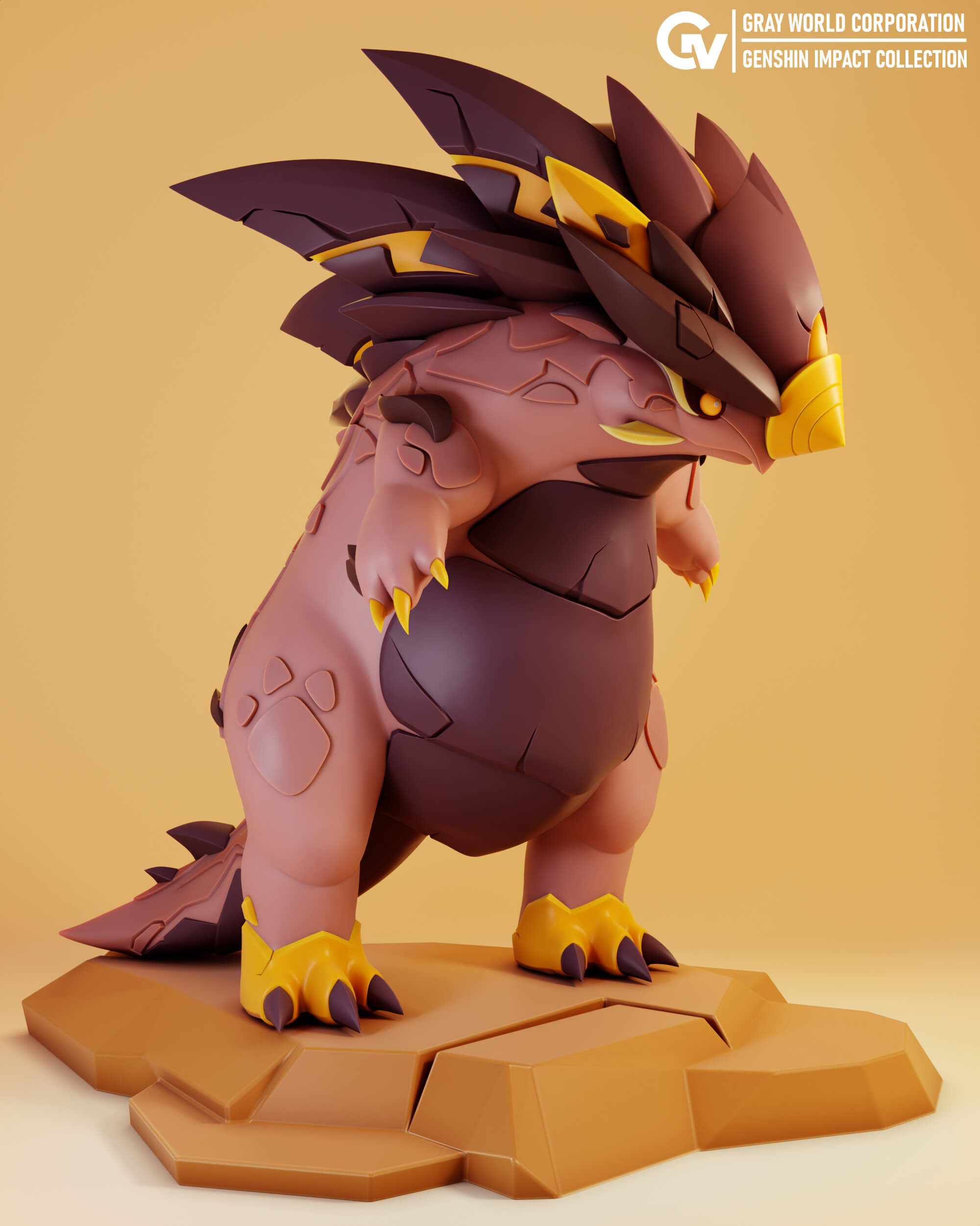 Animals of Natlan - Genshin Impact 3D Model by Gray World Corporation