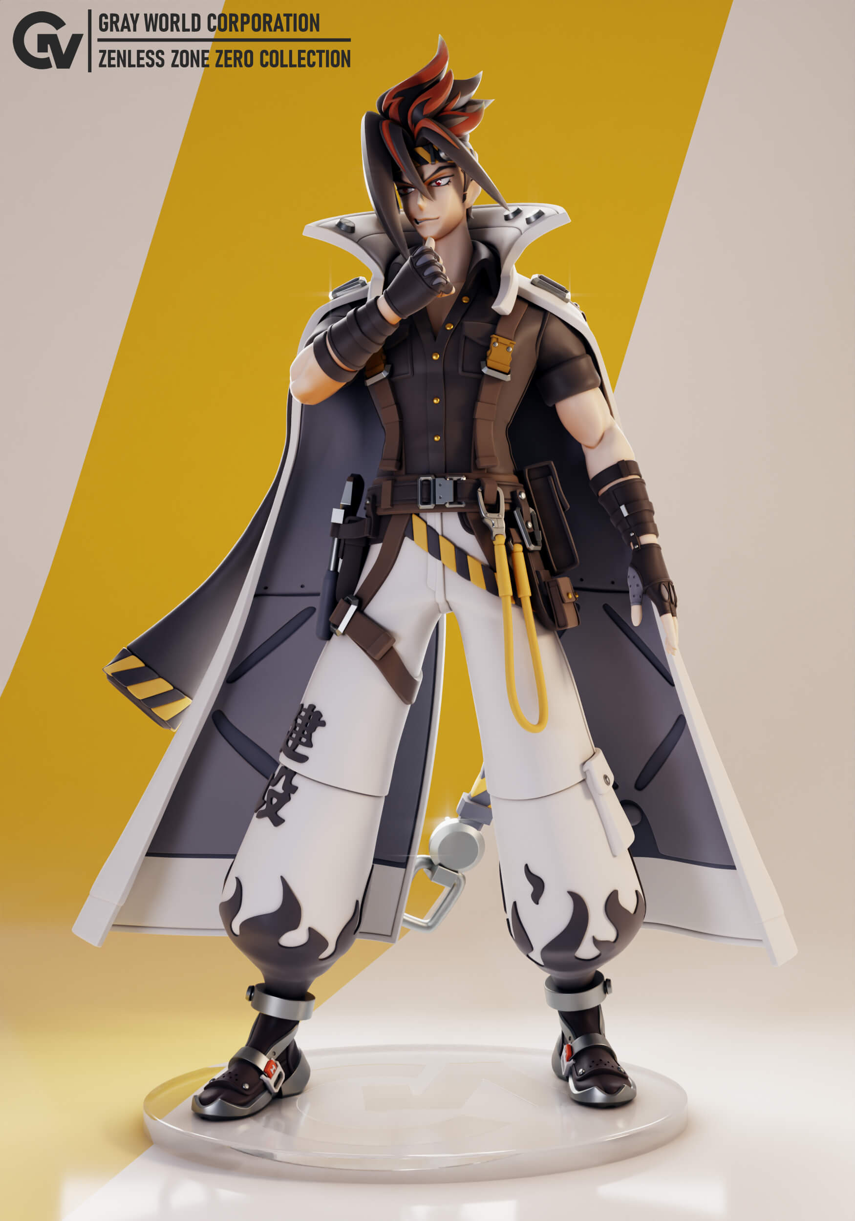 Anton Ivanov - Zenless Zone Zero 3D Print Model by Gray World Corporation