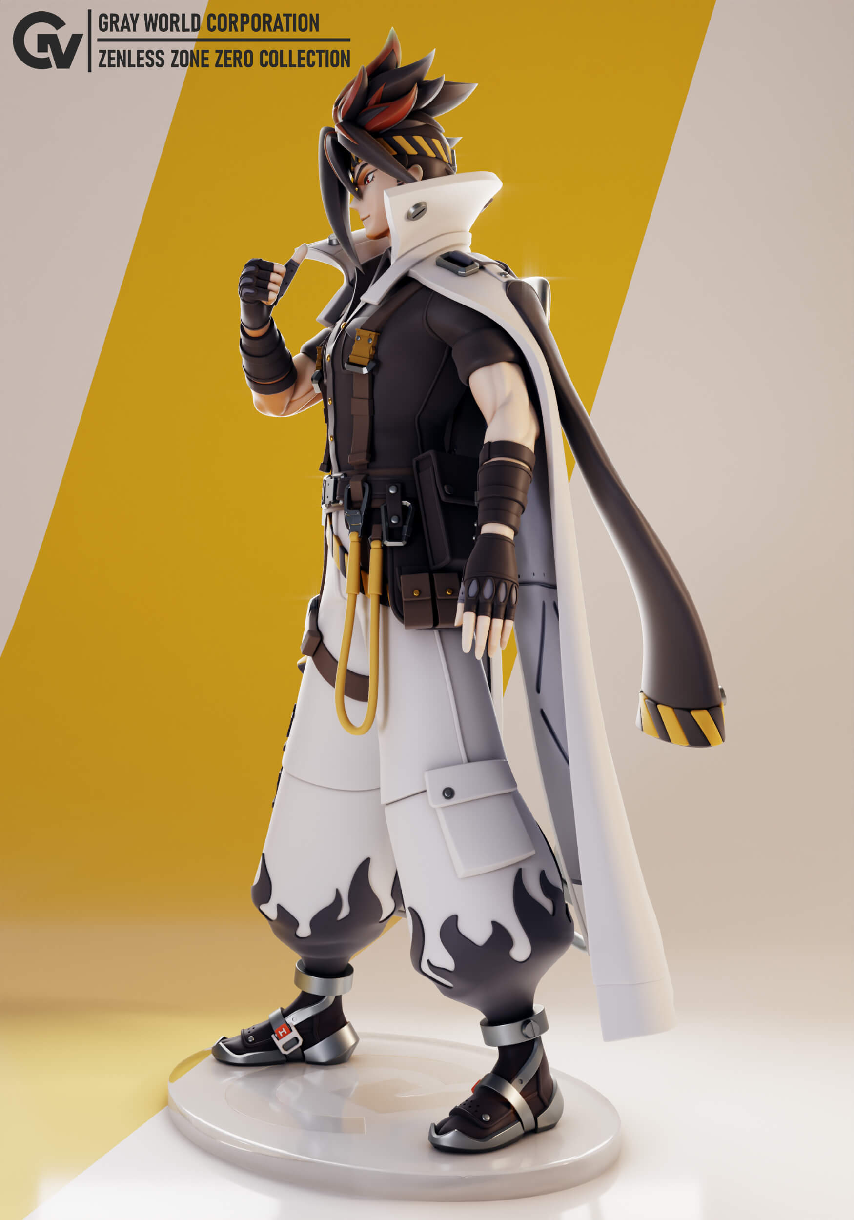 Anton Ivanov - Zenless Zone Zero 3D Print Model by Gray World Corporation