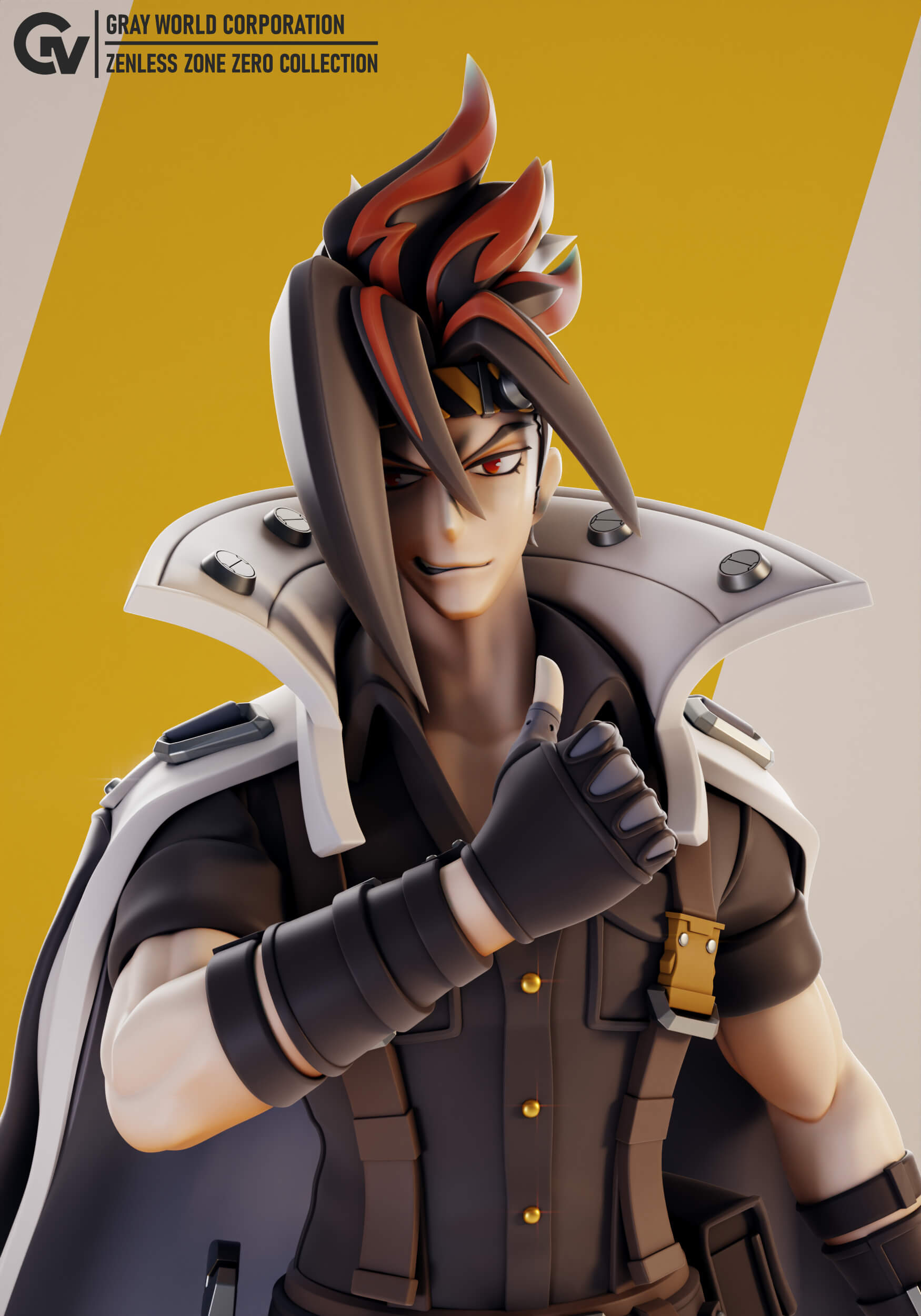 Anton Ivanov - Zenless Zone Zero 3D Print Model by Gray World Corporation