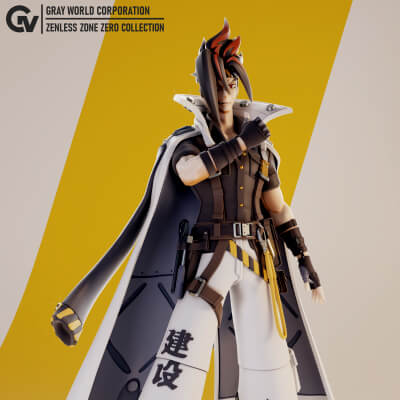 Anton Ivanov - Zenless Zone Zero 3D Model by Gray World Corporation