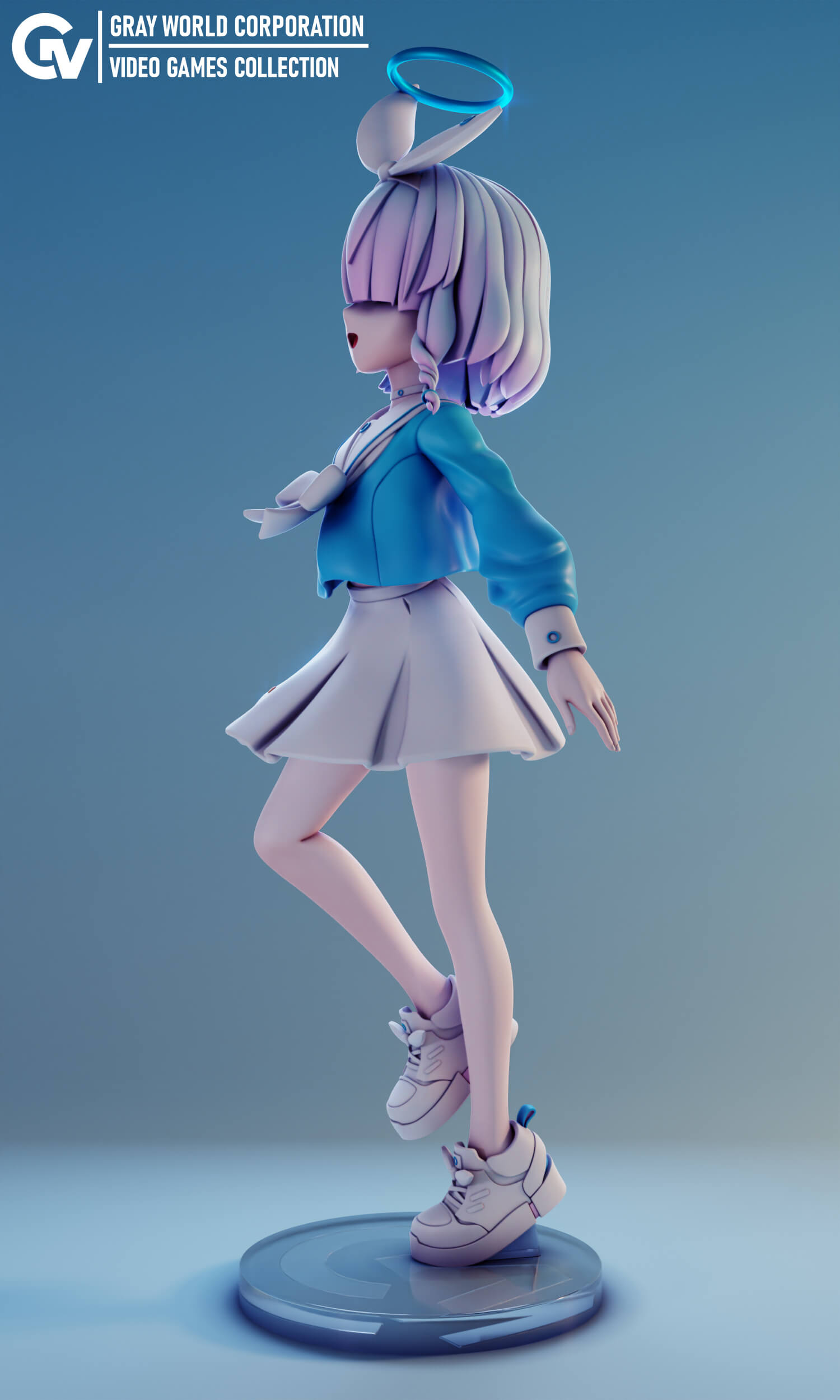 Arona - Blue Archive 3D Print Model by Gray World Corporation