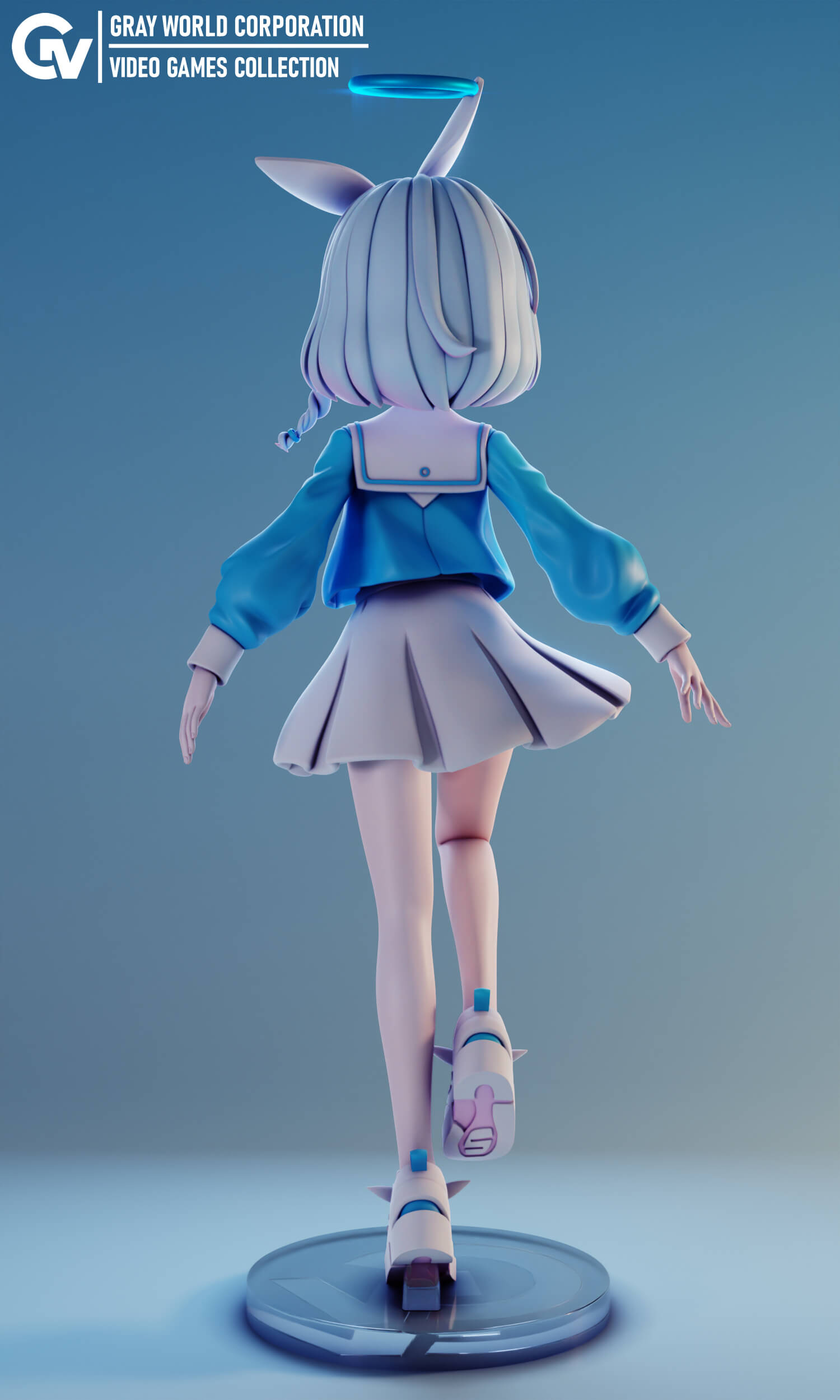 Arona - Blue Archive 3D Print Model by Gray World Corporation