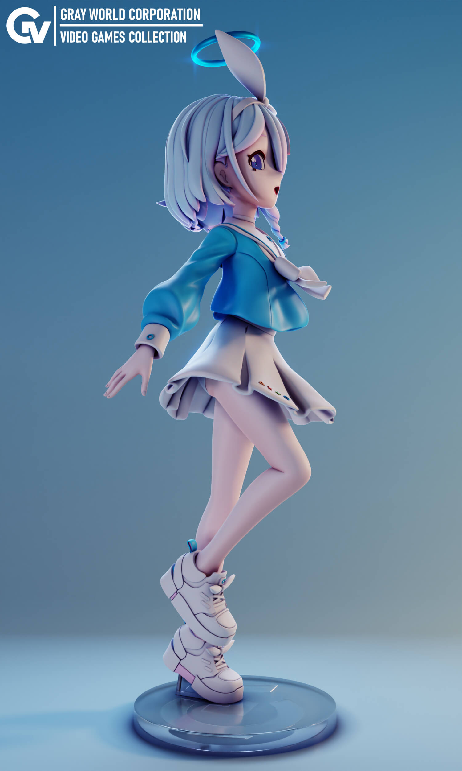 Arona - Blue Archive 3D Print Model by Gray World Corporation