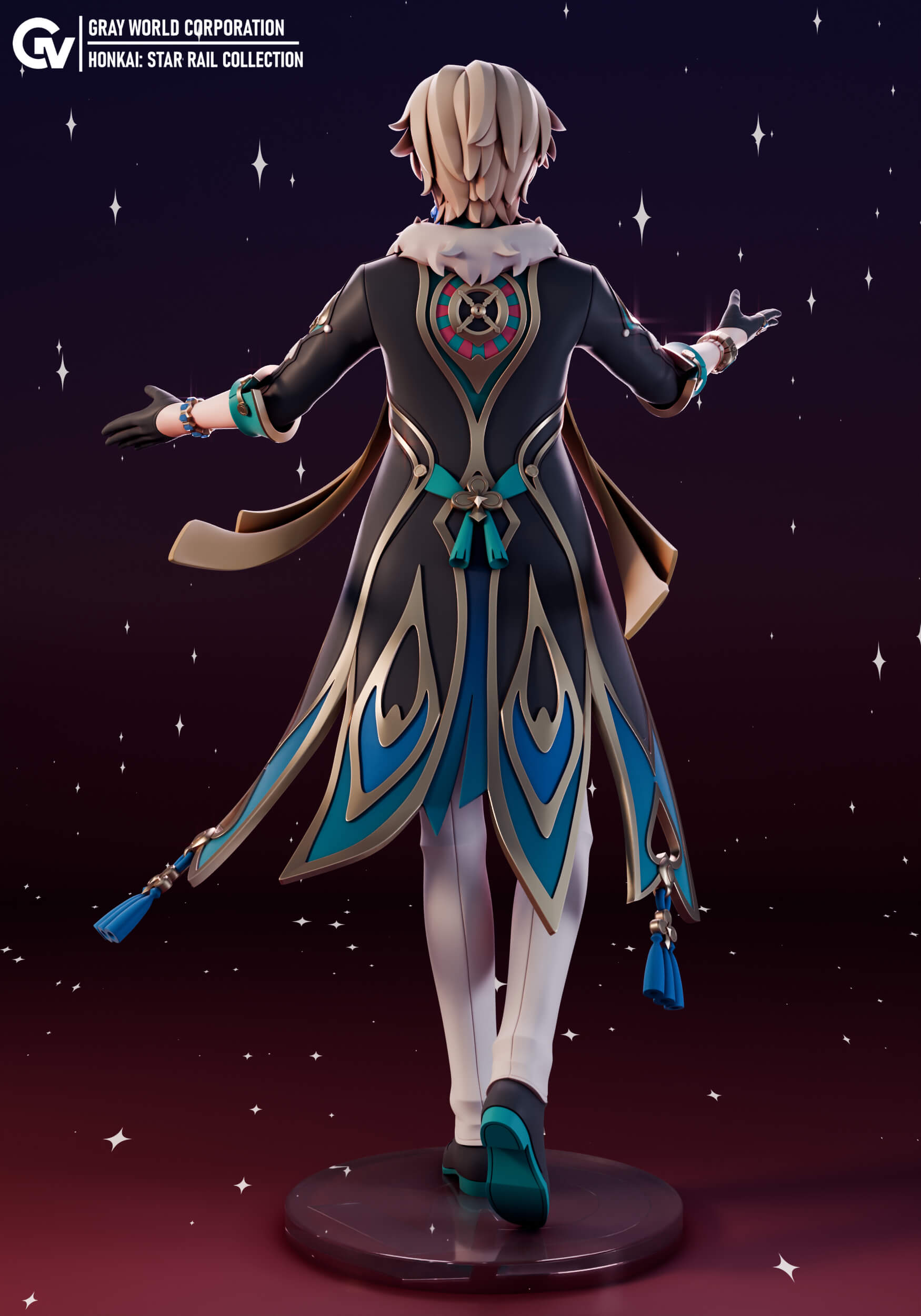 Aventurine - Honkai: Star Rail 3D Model by Gray World Corporation