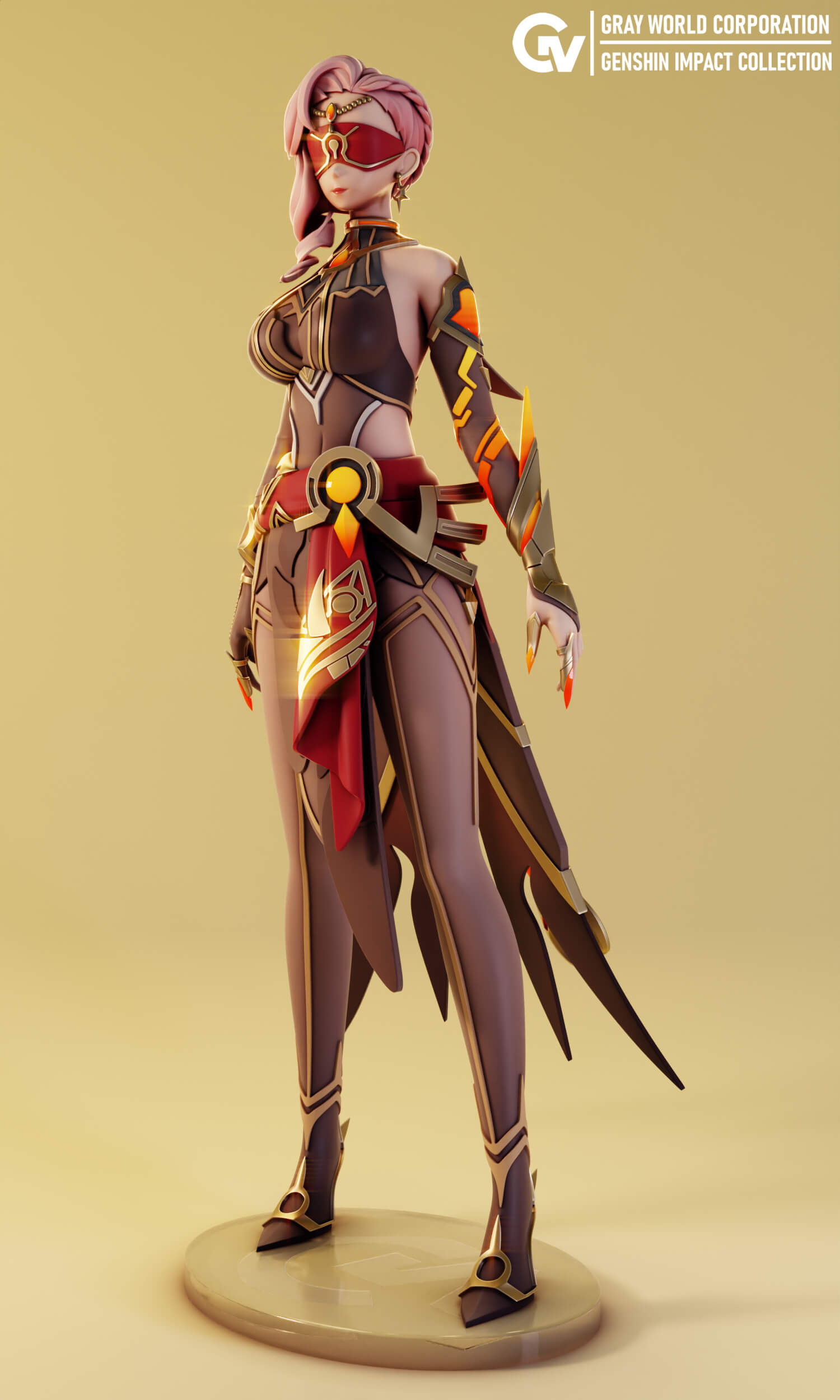 Babel - Genshin Impact 3D Print Model by Gray World Corporation