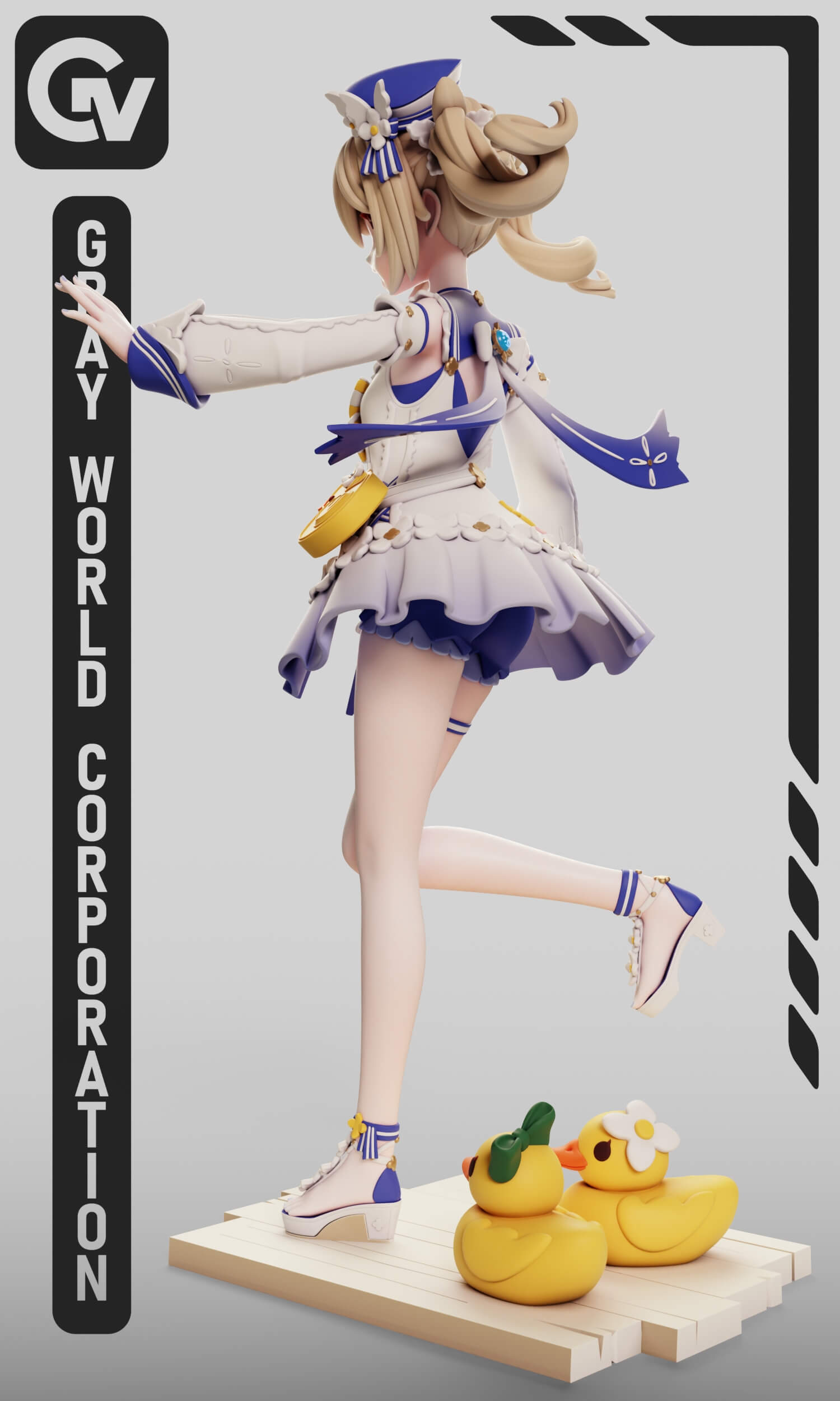 Barbara "Summertime Sparkle" - Genshin Impact 3D Model by Gray World ...