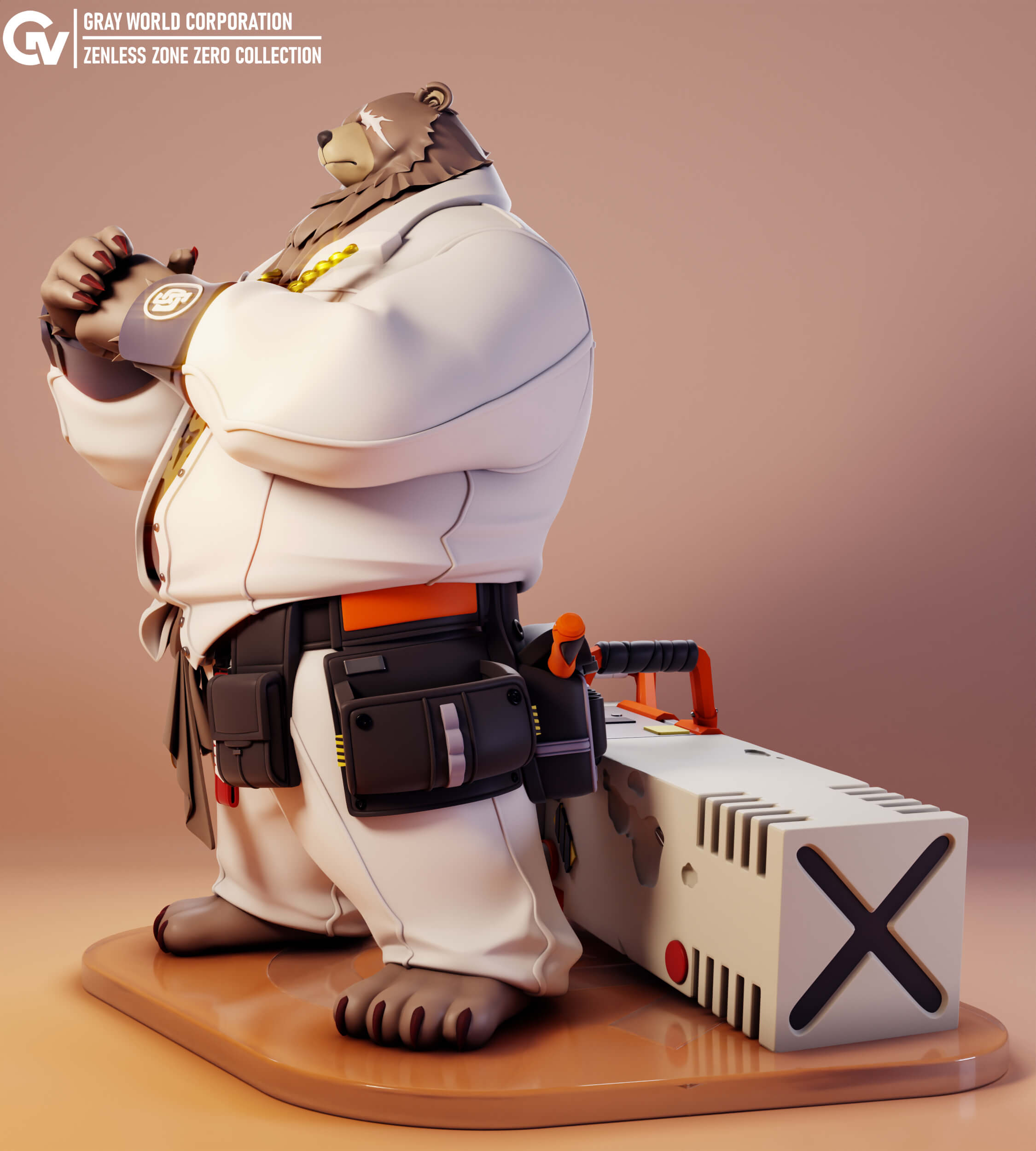 Ben Bigger - Zenless Zone Zero 3D Model by Gray World Corporation