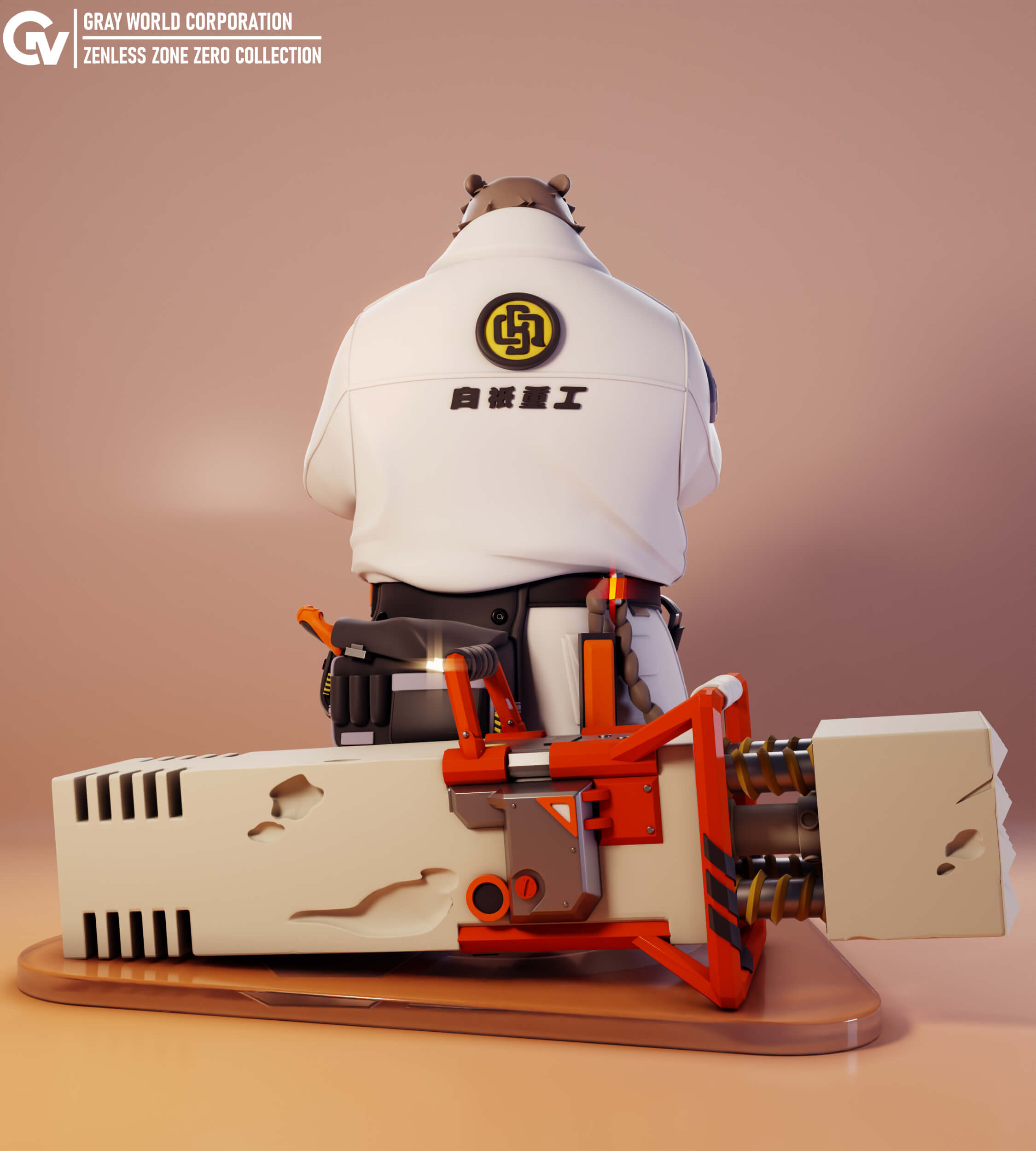 Ben Bigger - Zenless Zone Zero 3D Model by Gray World Corporation