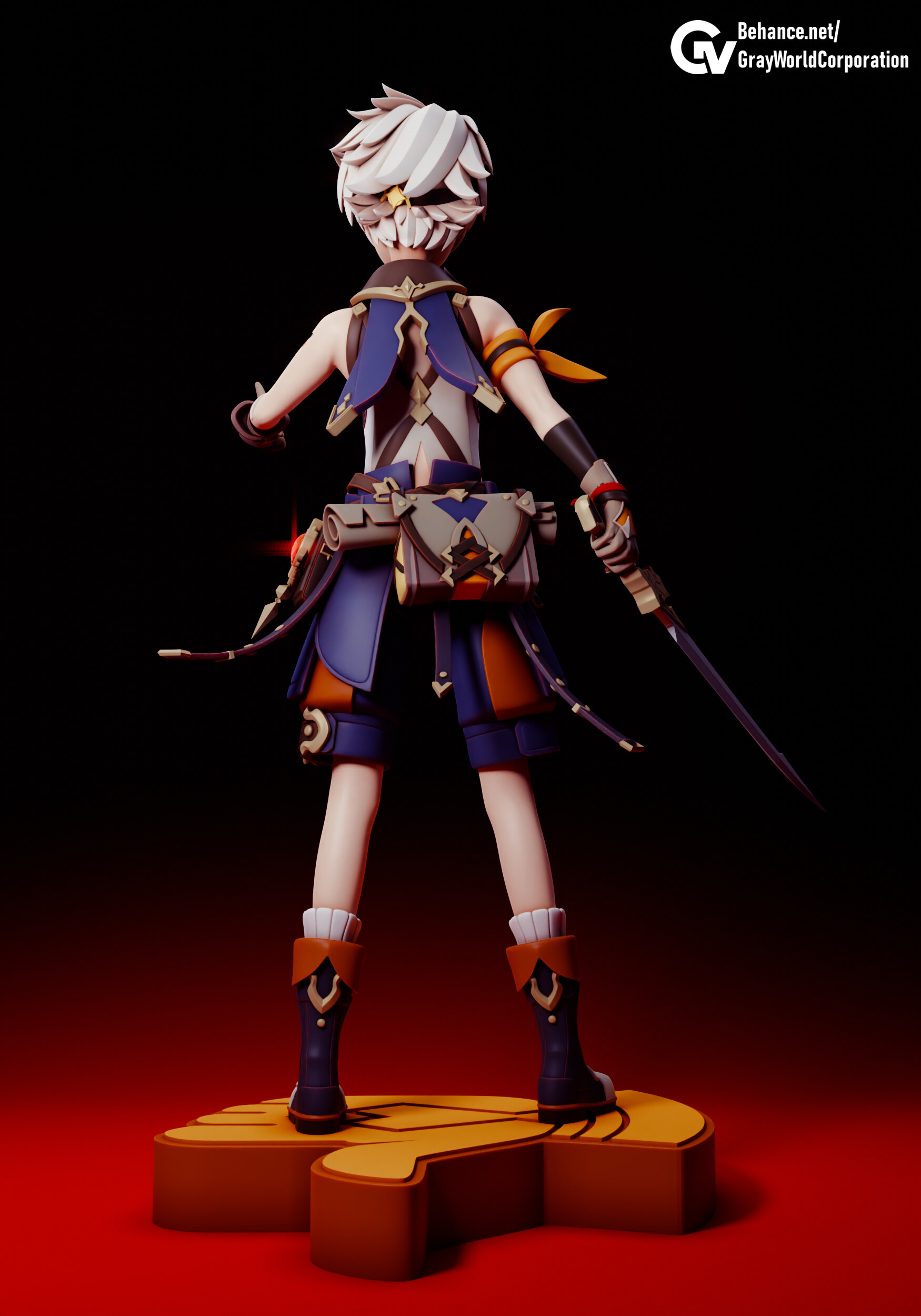 Bennett - Genshin Impact 3D Print Model by Gray World Corporation