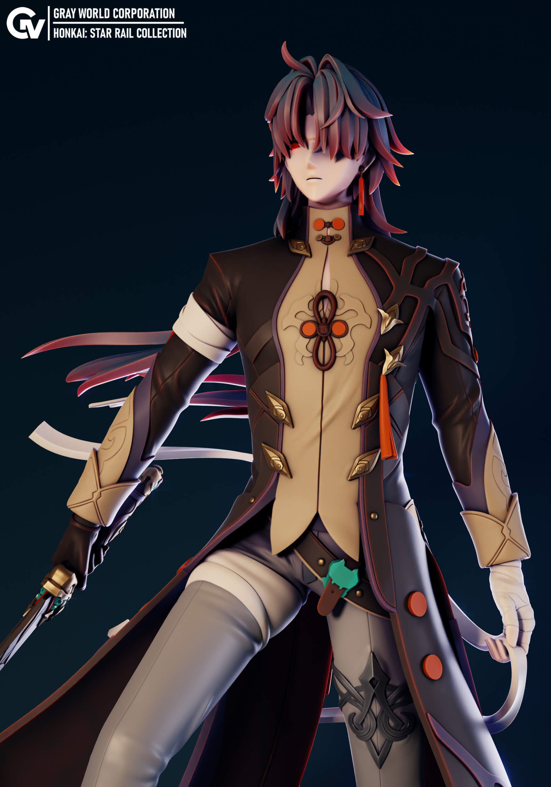 Blade - Honkai: Star Rail 3D Model by Gray World Corporation