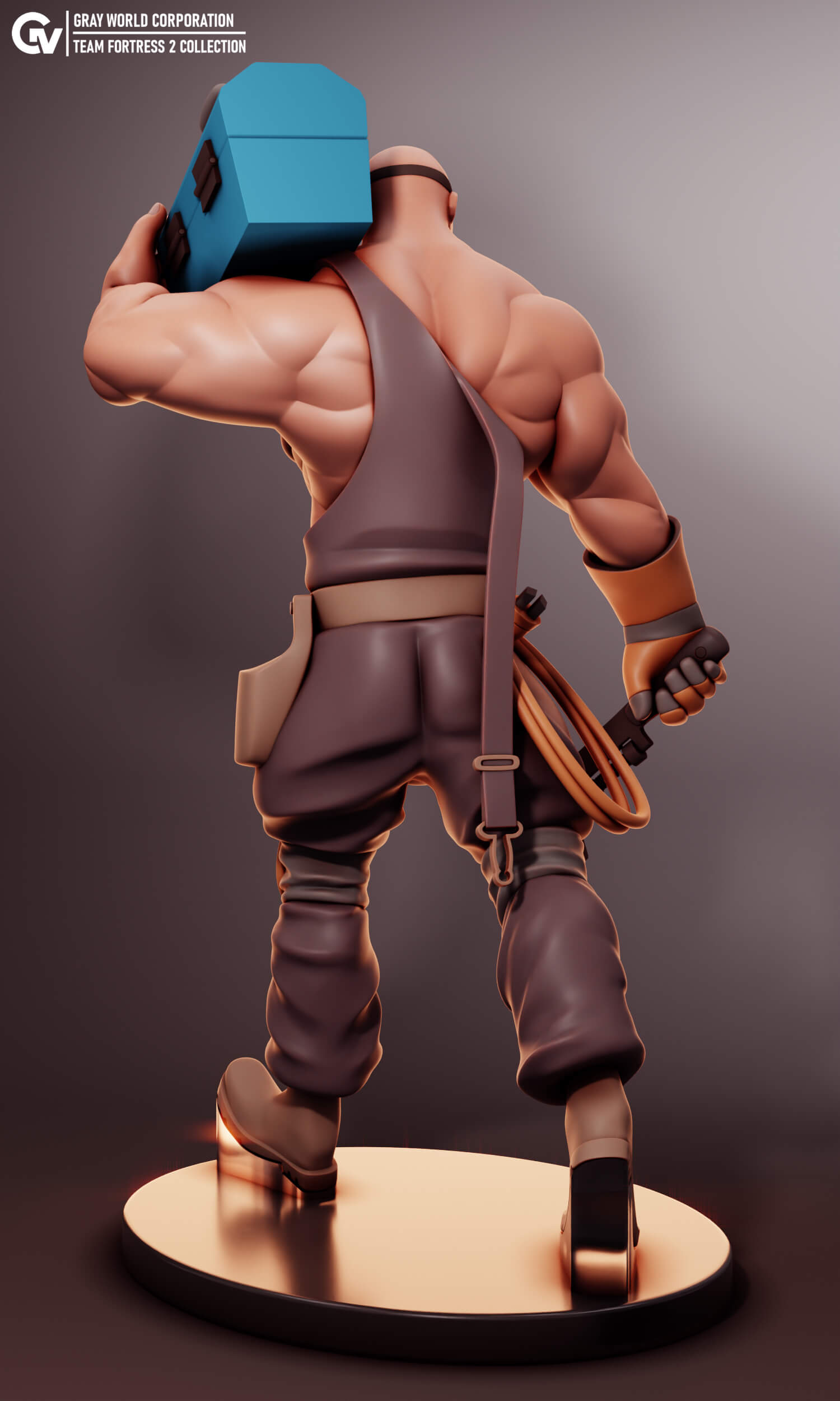Buff Egineer - Team Fortress 2 3D Model by Gray World Corporation