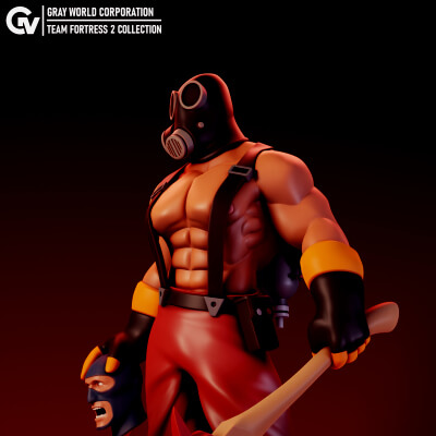 Buff Pyro - Team Fortress 2 3D Model by Gray World Corporation