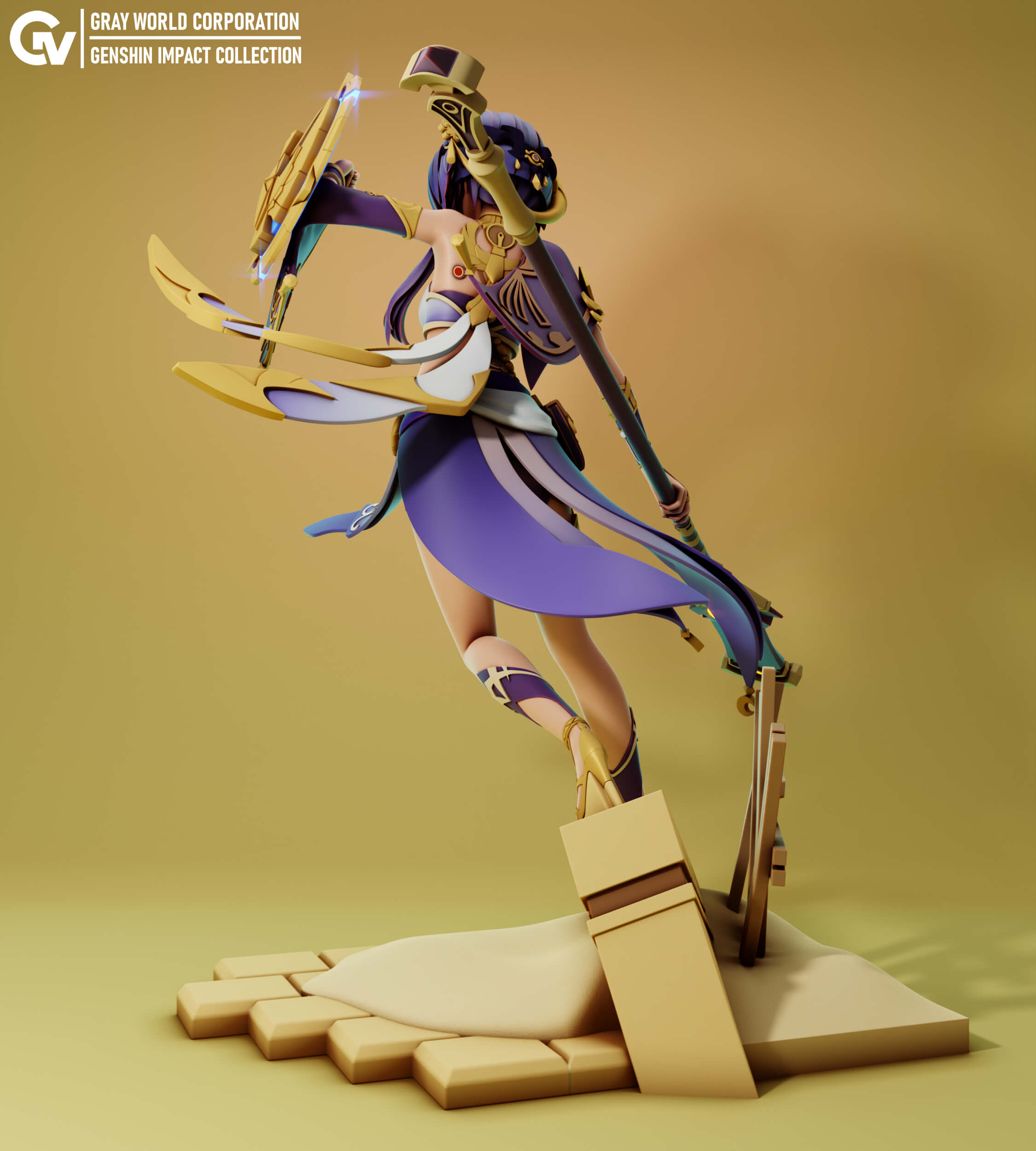 Candace 2 - Genshin Impact 3D Model by Gray World Corporation