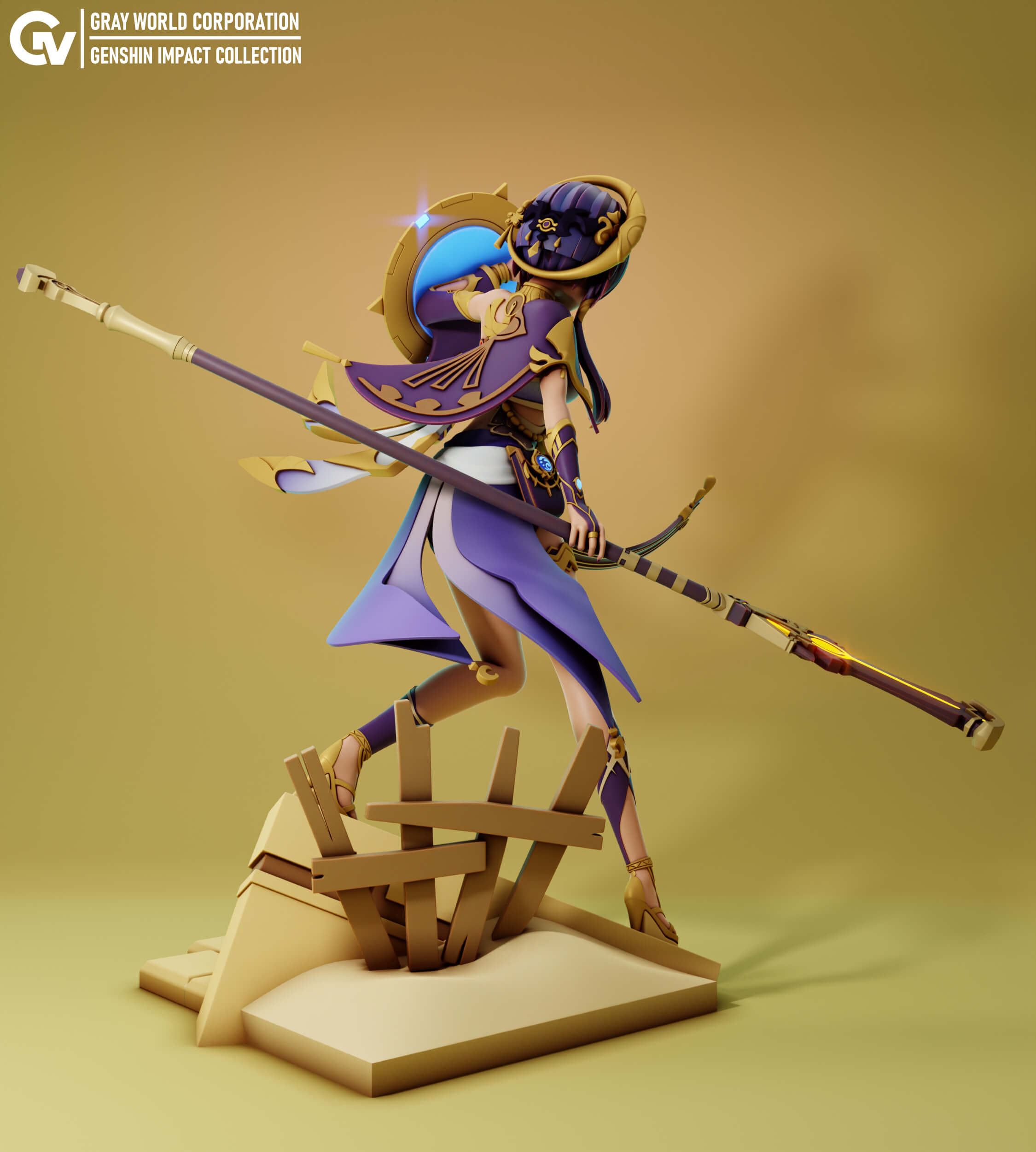 Candace 2 - Genshin Impact 3D Model by Gray World Corporation