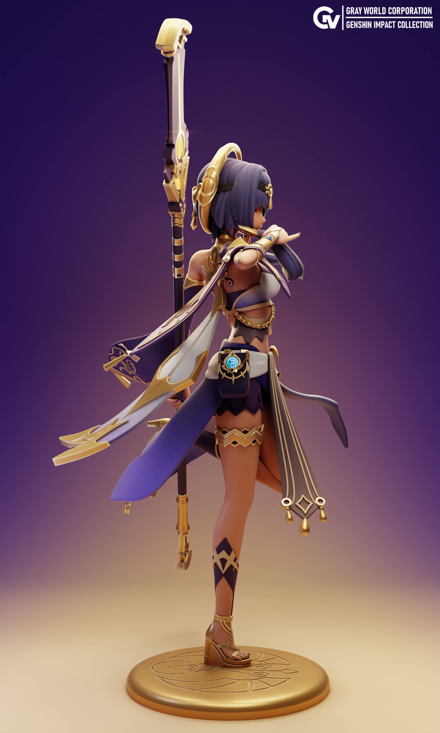 Candace 3 - Genshin Impact 3D Model by Gray World Corporation