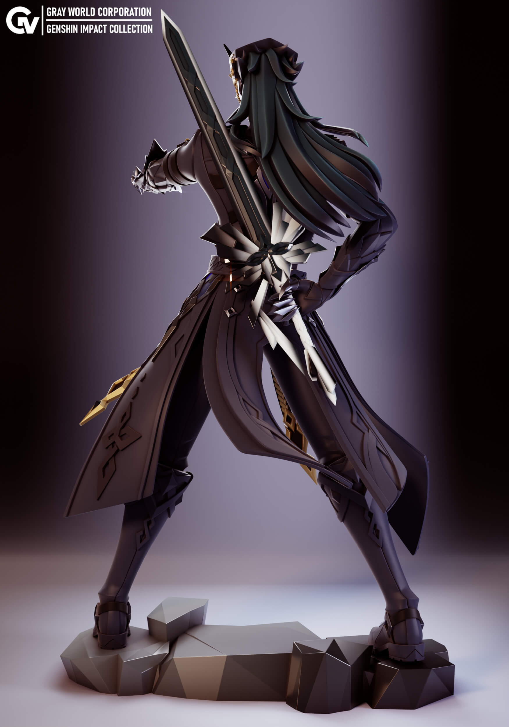 Capitano - Genshin Impact 3D Model by Gray World Corporation