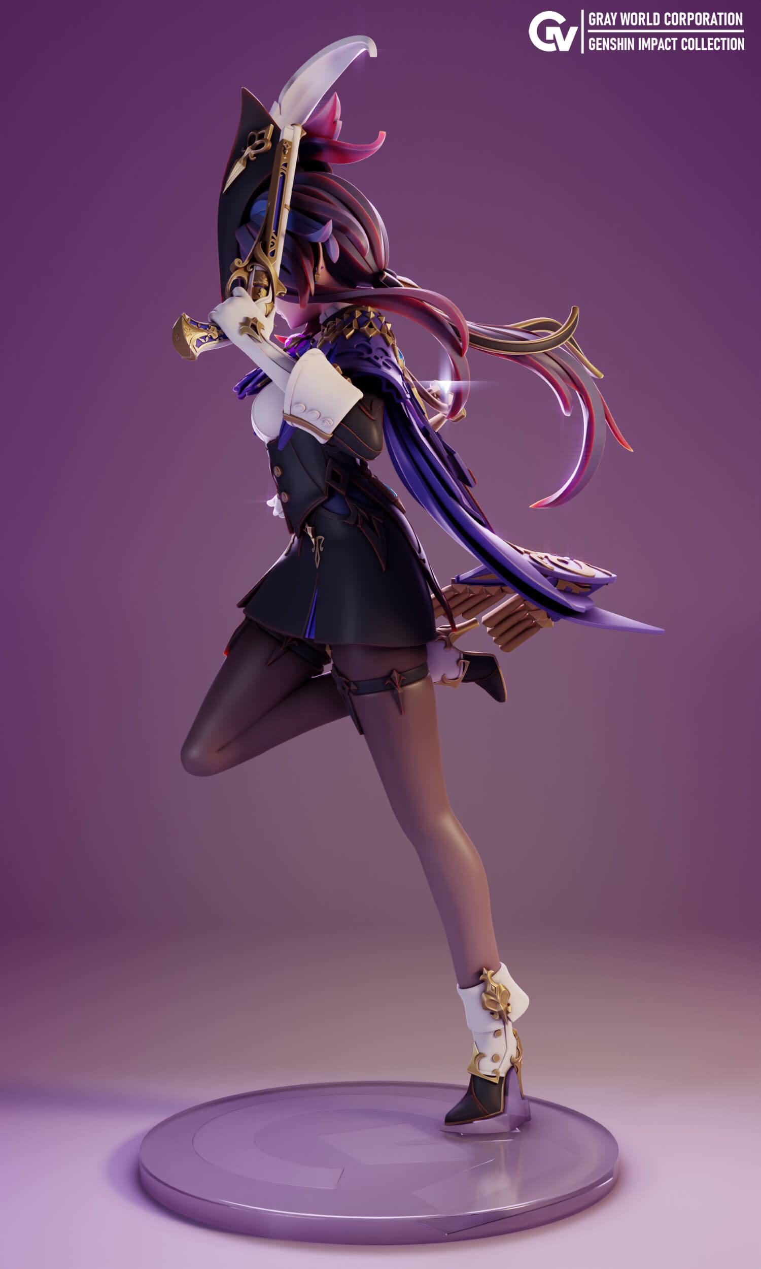 Clorinde - Genshin Impact 3D Model by Gray World Corporation