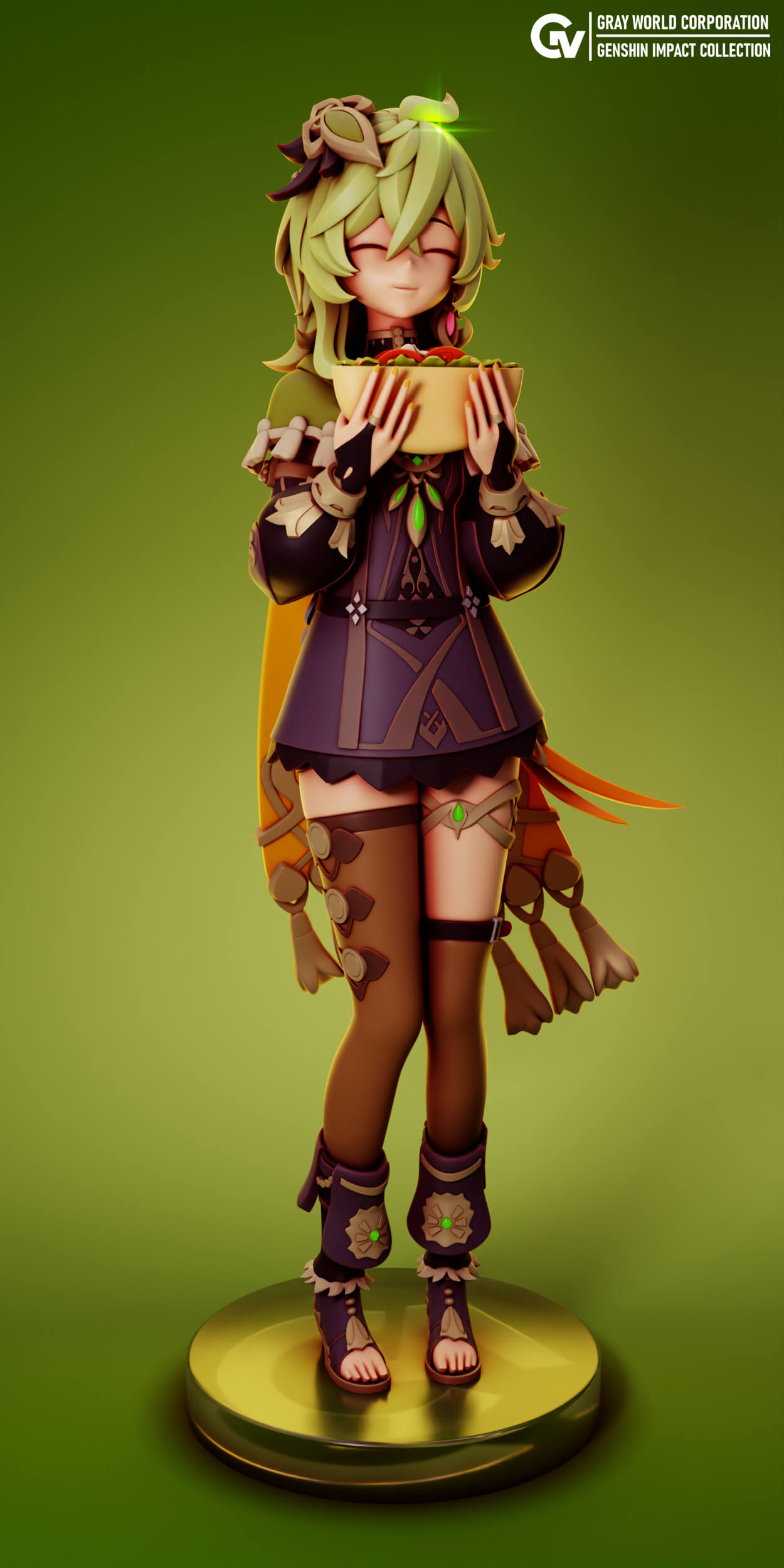 Collei 2 - Genshin Impact 3D Model by Gray World Corporation