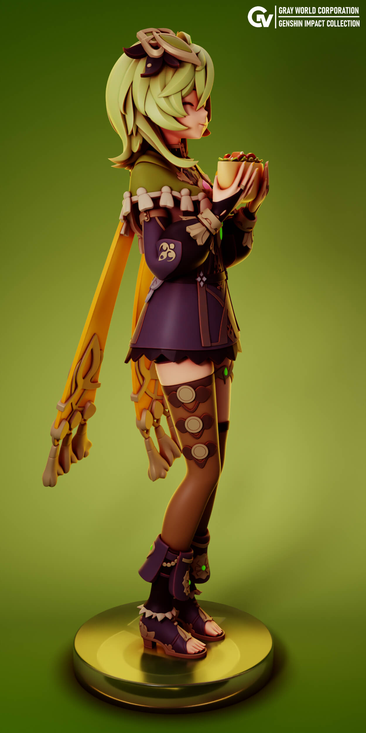 Collei 2 - Genshin Impact 3D Print Model by Gray World Corporation