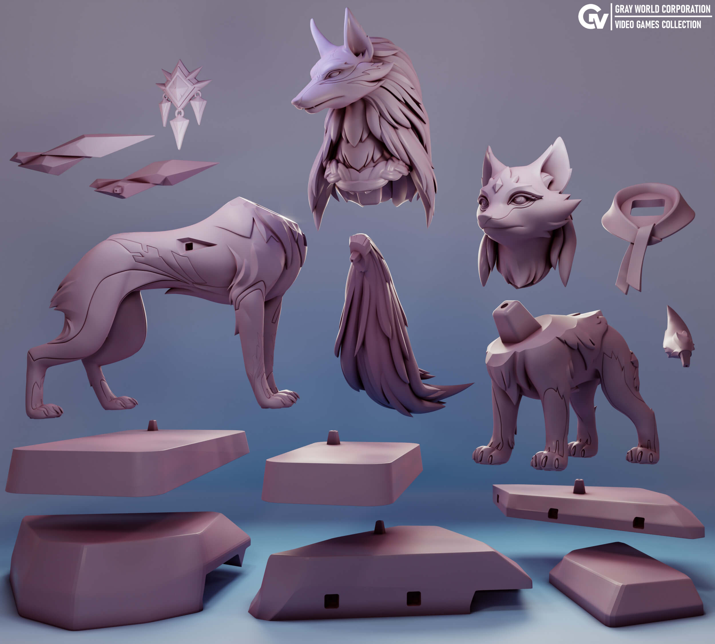 Crystal Maiden Persona - Dota 2 3D Model by Gray World Corporation