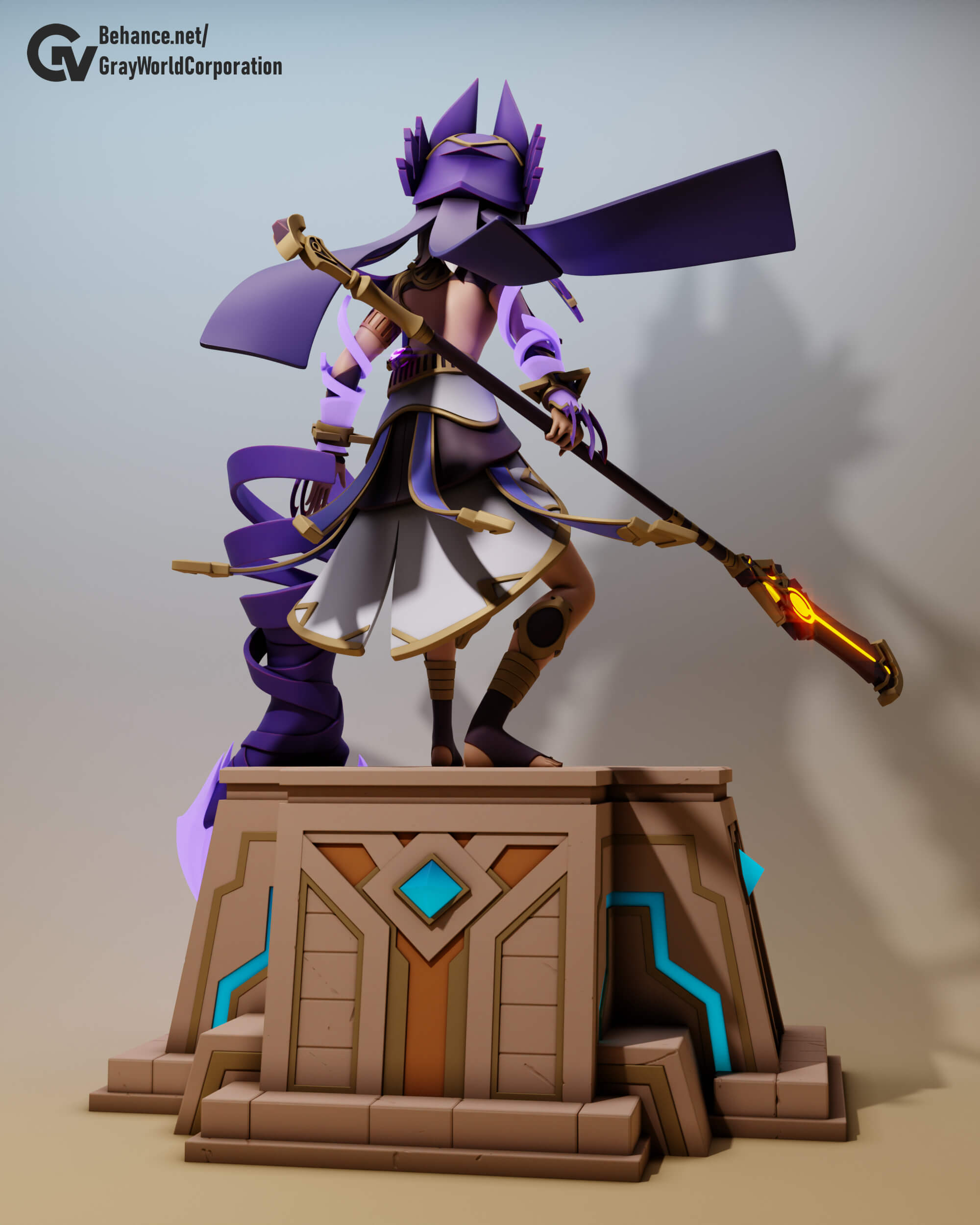 Cyno - Genshin Impact 3D Model by Gray World Corporation