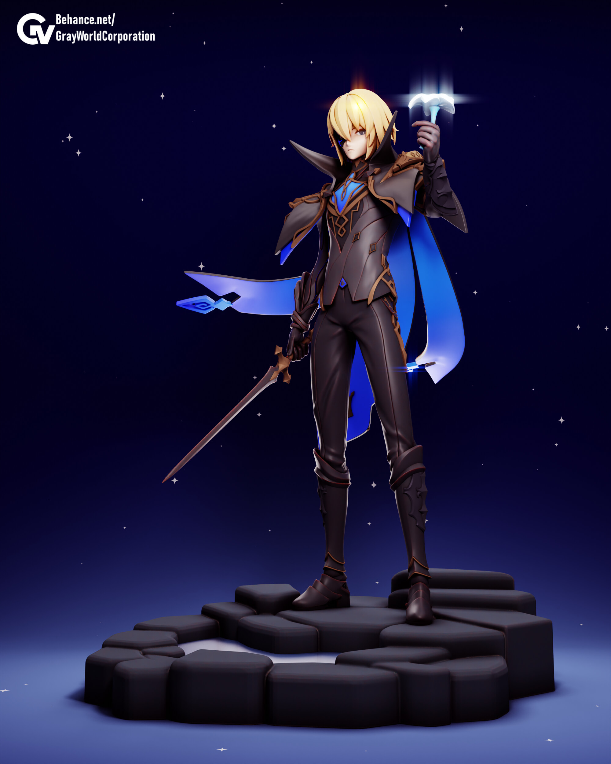 Dainsleif - Genshin Impact 3D Model by Gray World Corporation