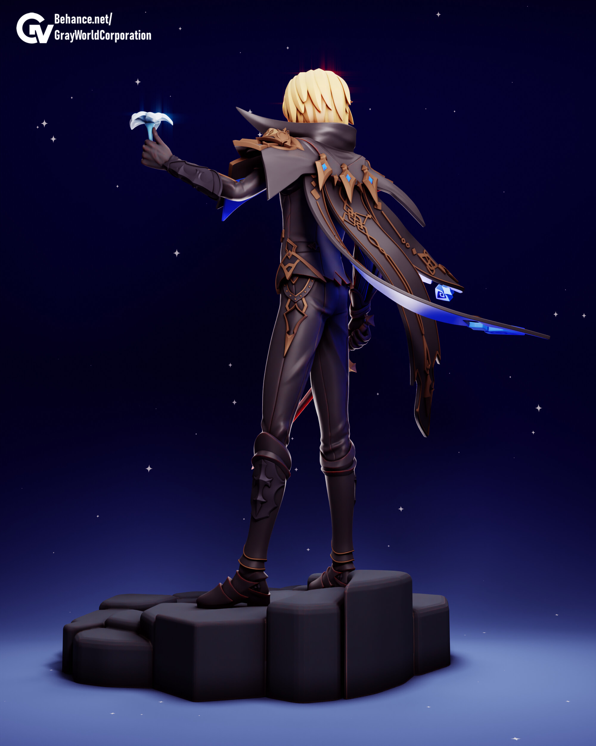 Dainsleif - Genshin Impact 3D Model by Gray World Corporation