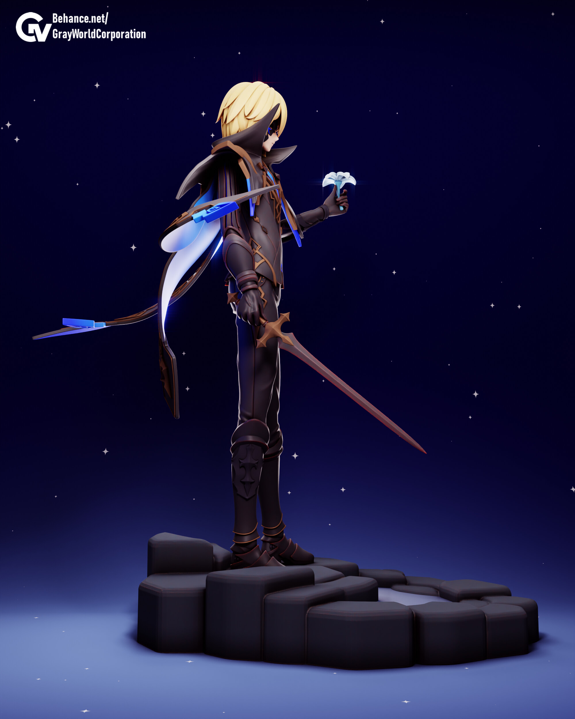 Dainsleif - Genshin Impact 3D Model by Gray World Corporation