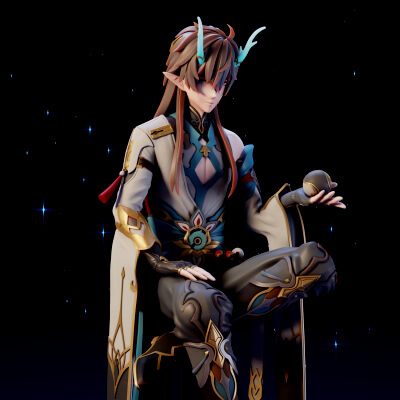 Dan Heng - Honkai: Star Rail 3D Model by Gray World Corporation