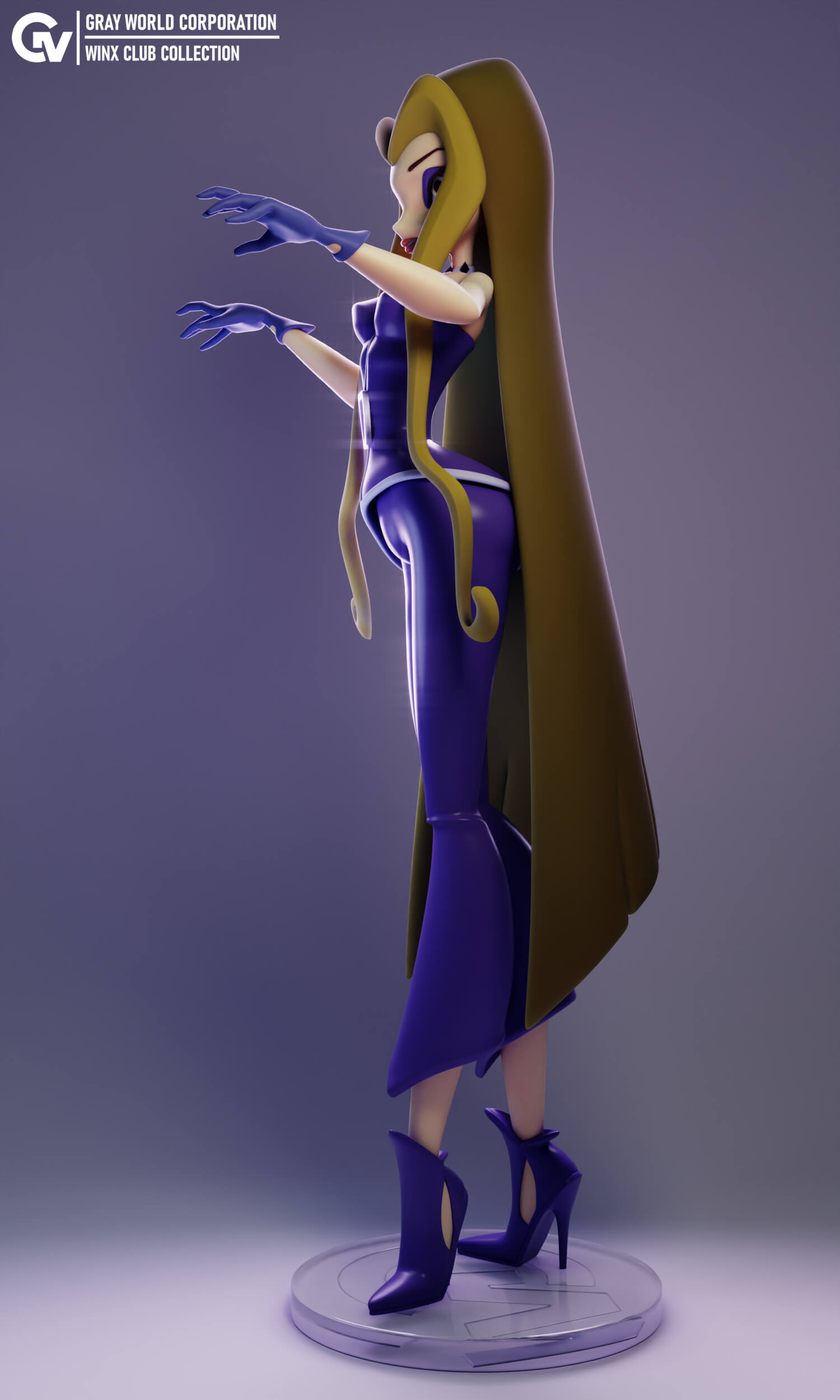 Darcy - Winx Club 3D Model by Gray World Corporation