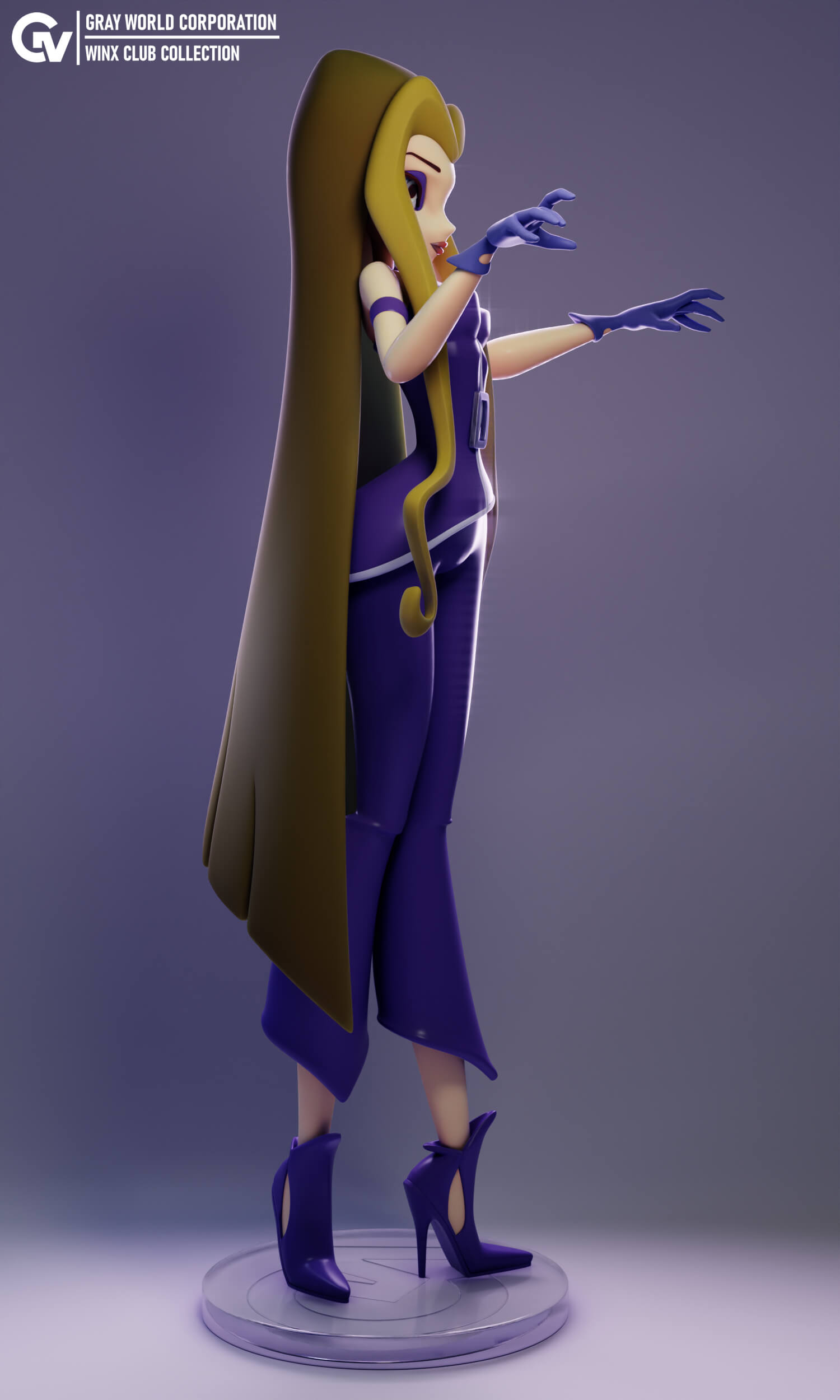 Darcy - Winx Club 3D Model by Gray World Corporation