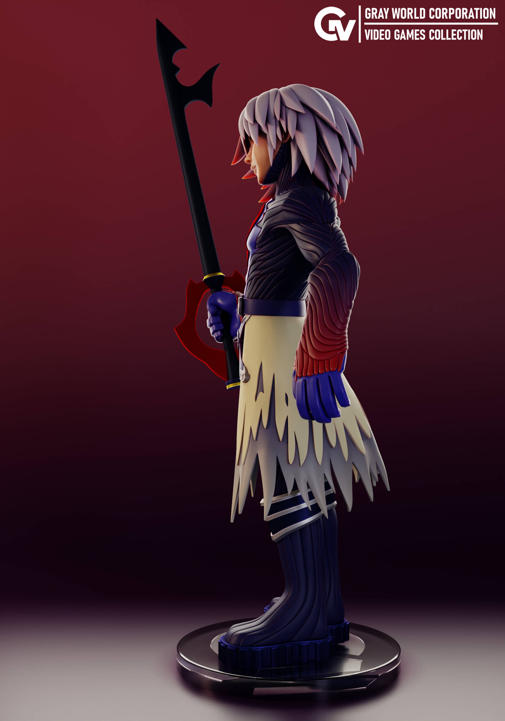 Dark Riku - Kingdom Hearts 3D Print Model by Gray World Corporation