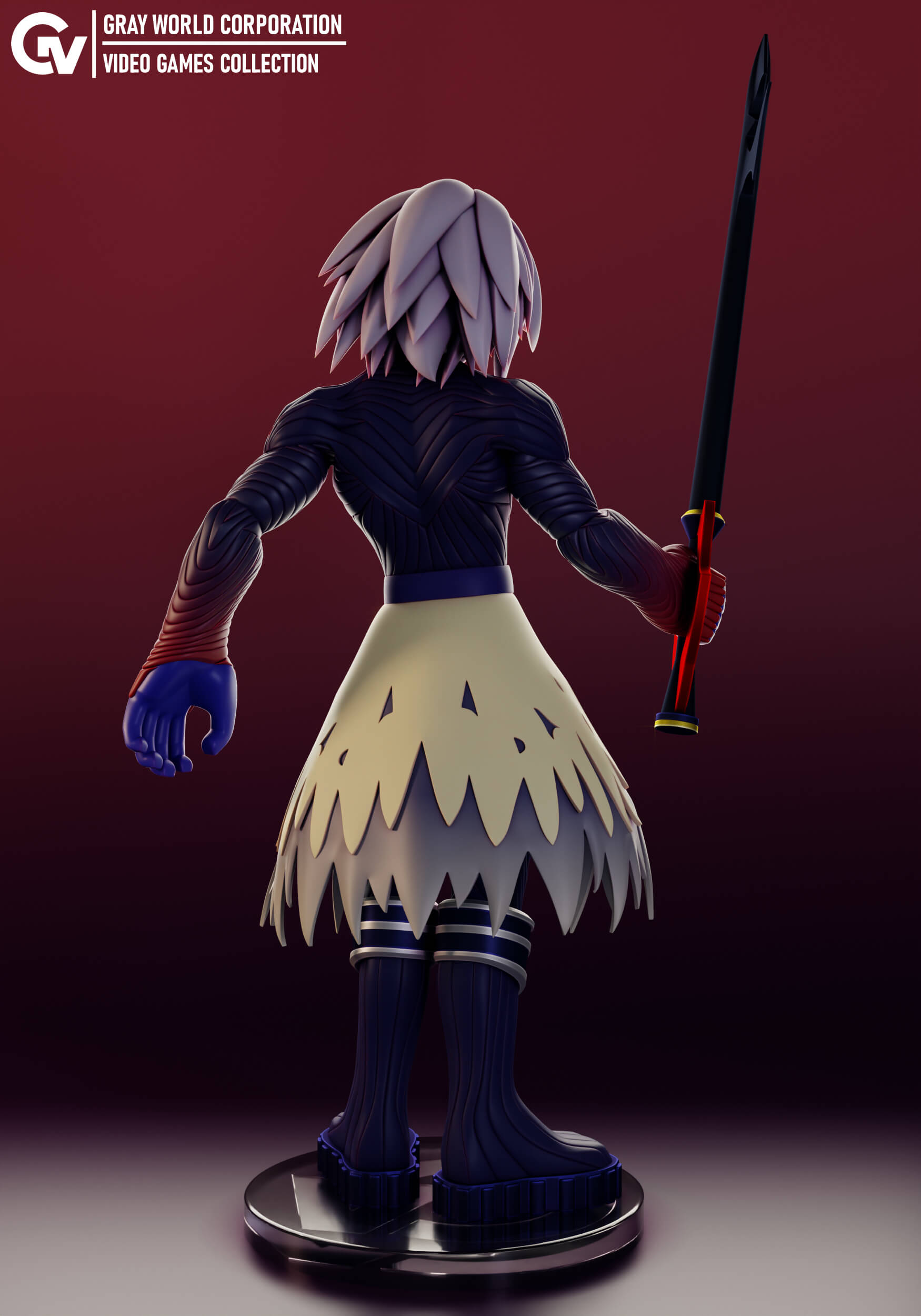 Dark Riku - Kingdom Hearts 3D Print Model by Gray World Corporation
